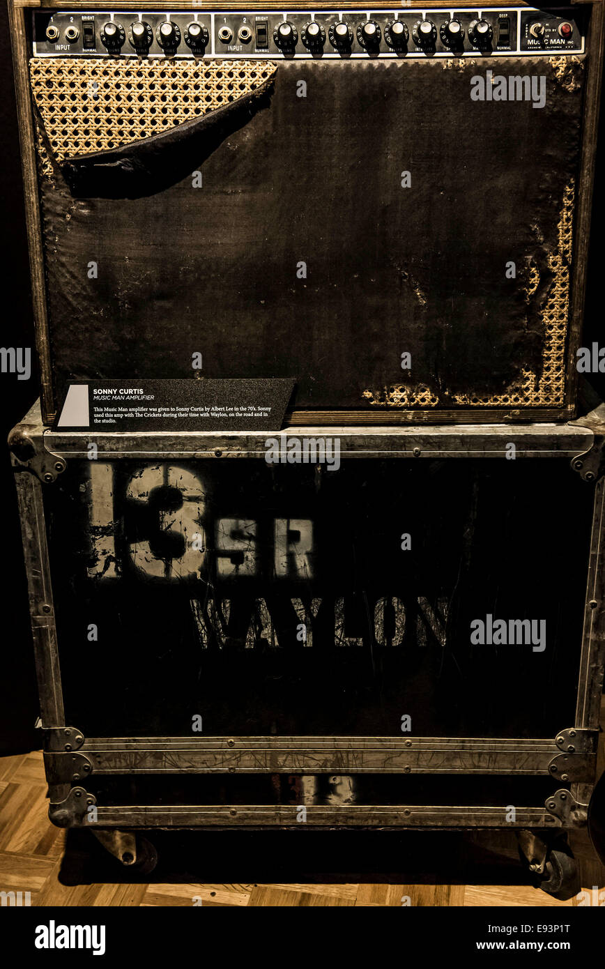 Nashville, Tennessee, USA. 18th Oct, 2014. Waylon Jennings gear on ...