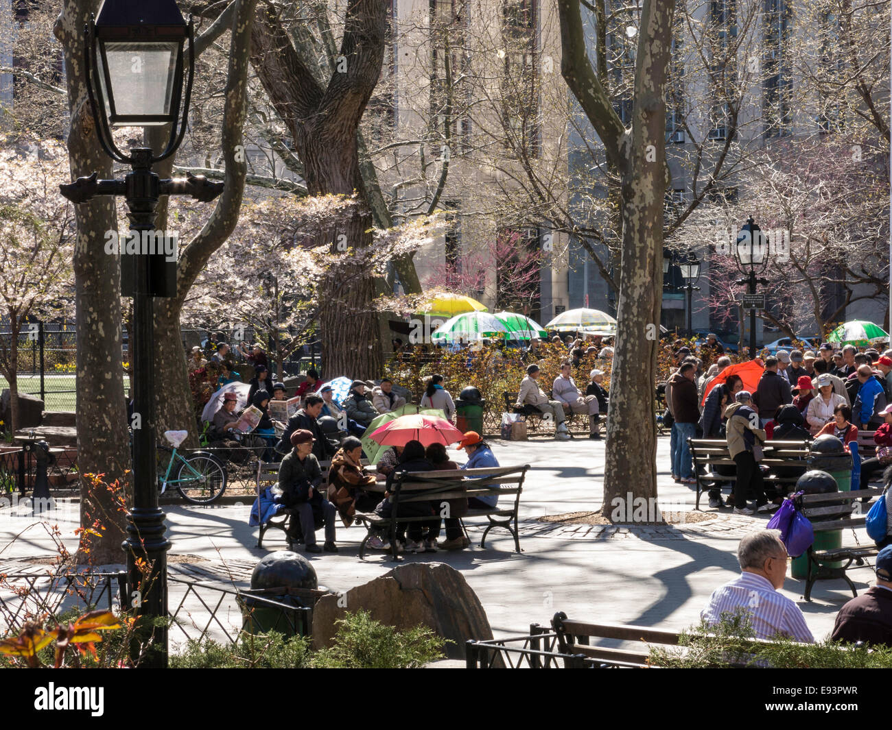 Columbus park nyc hi-res stock photography and images - Alamy