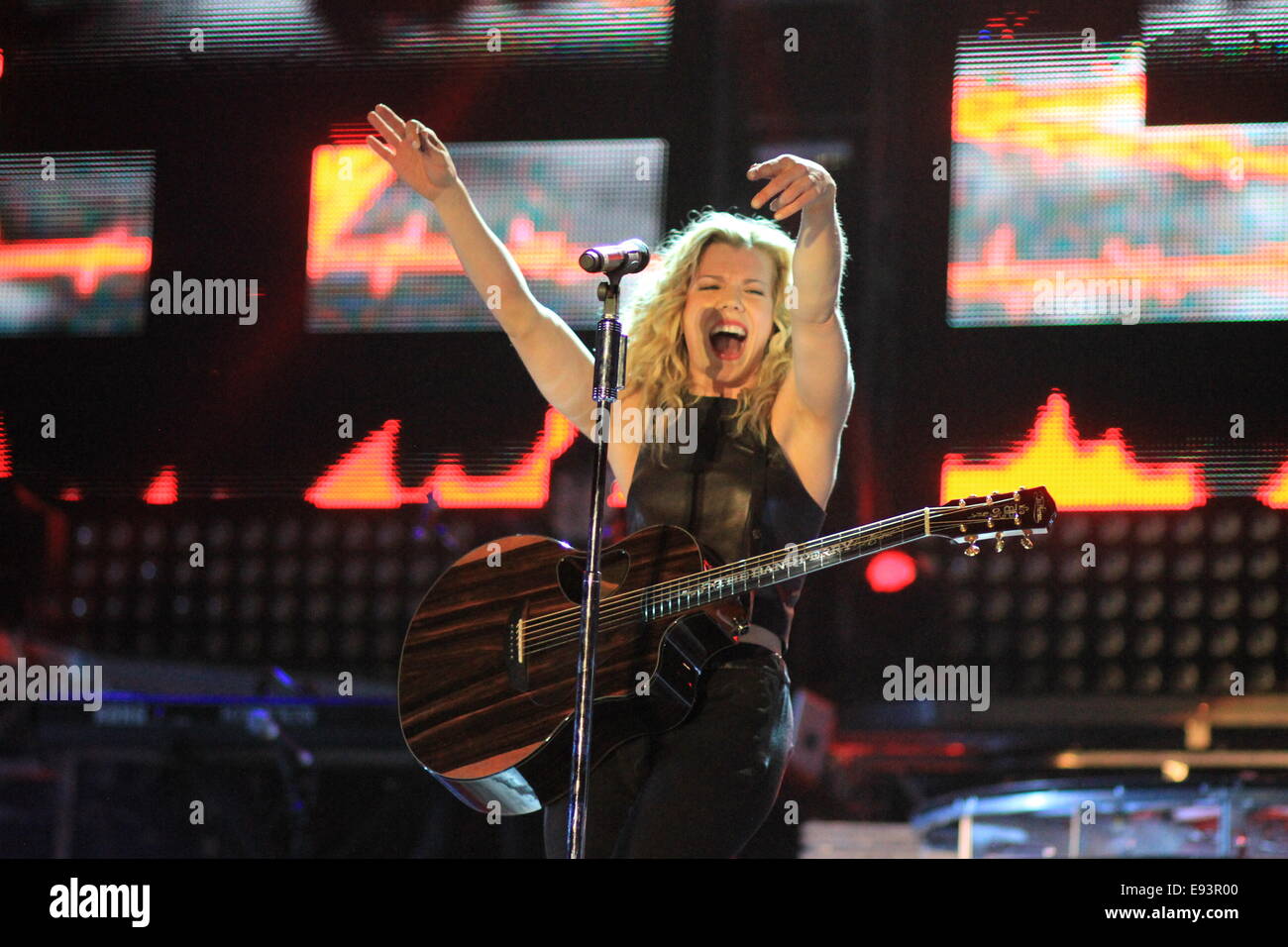 The Band Perry performing live on stage at Country Thunder Featuring ...
