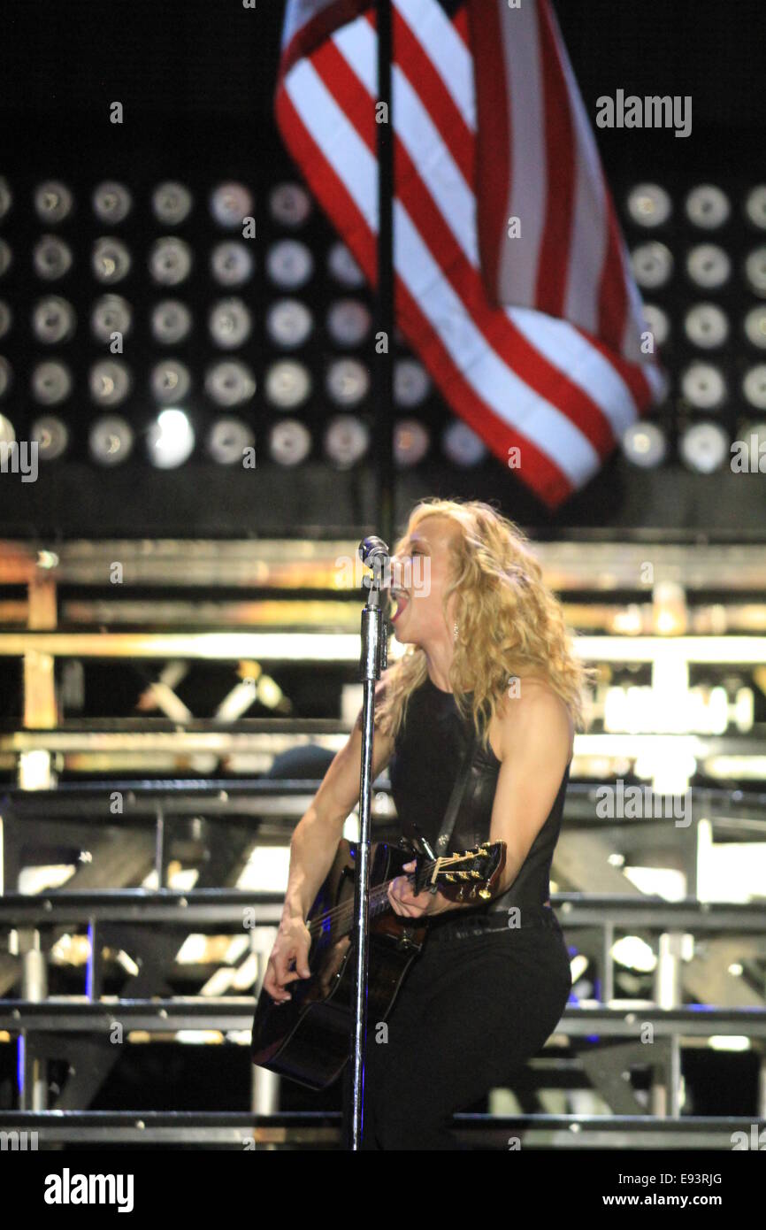 The Band Perry performing live on stage at Country Thunder Featuring ...