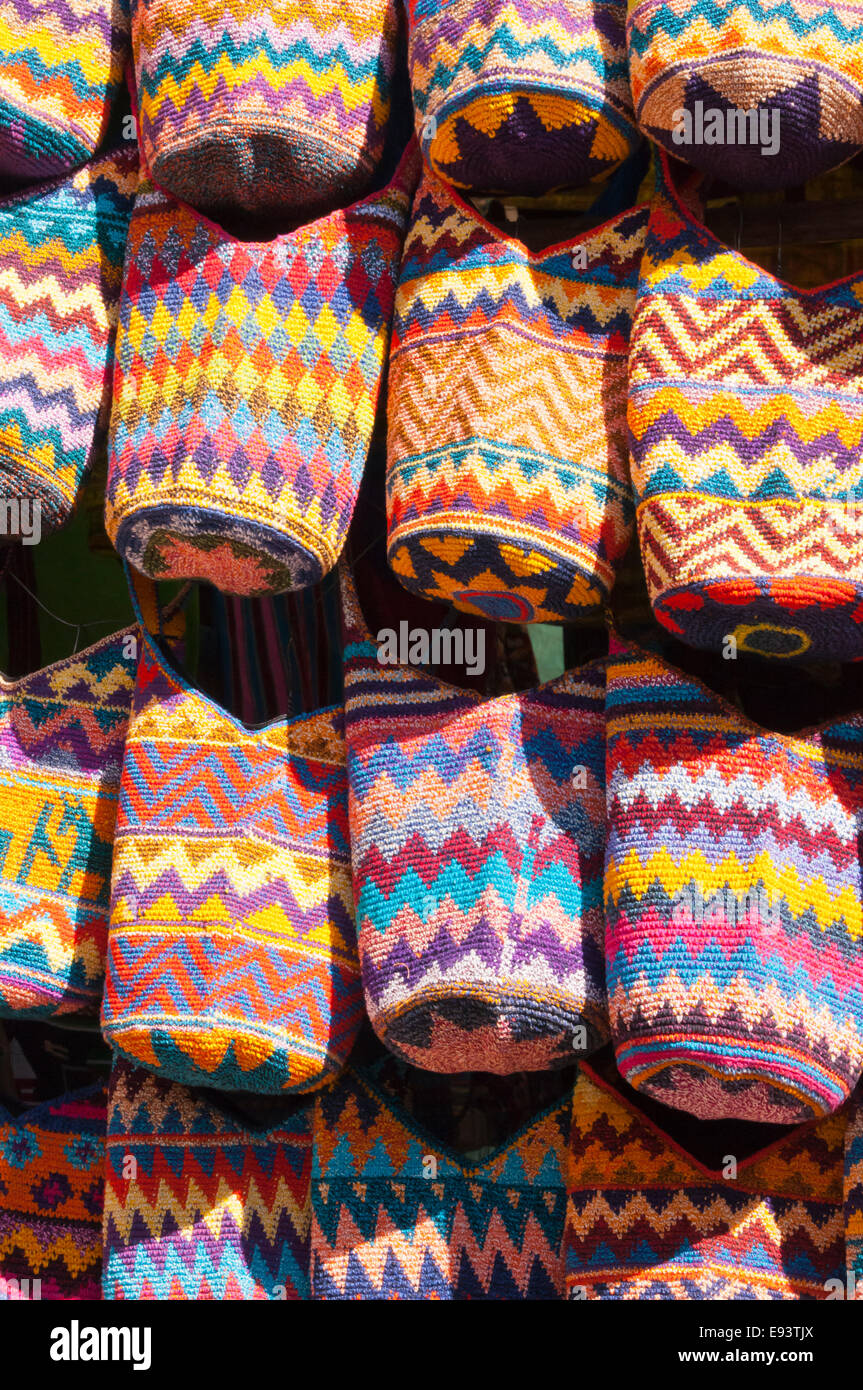 Colorful woven bags hi-res stock photography and images - Alamy