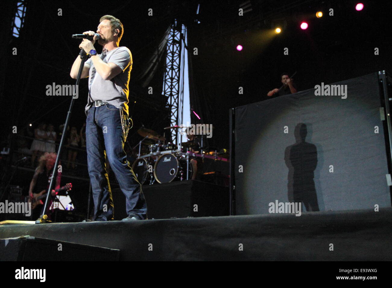 Craig Morgan performing live on stage at Country Thunder Featuring ...