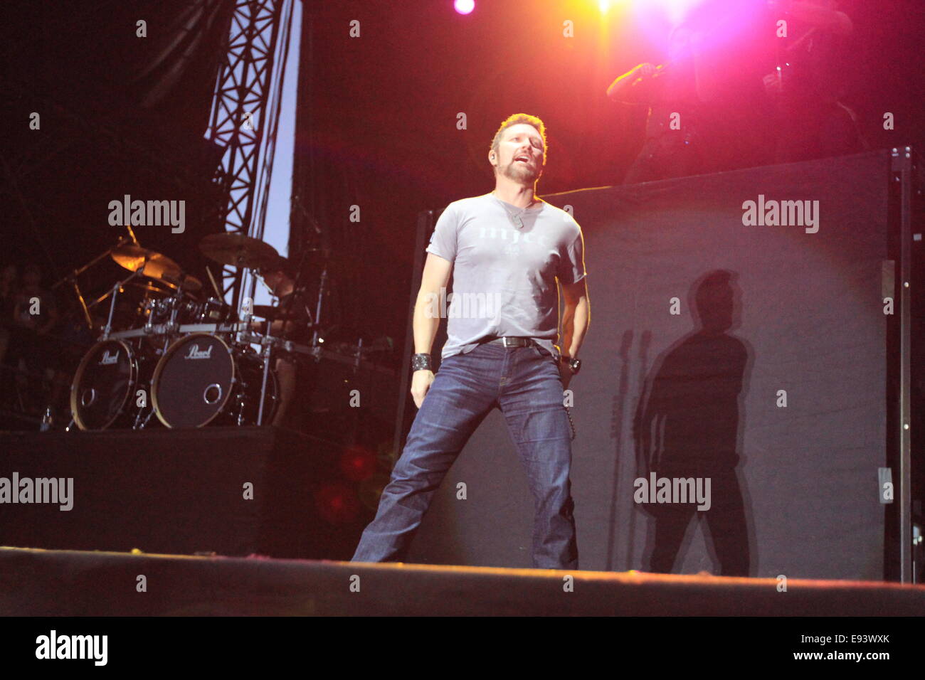 Craig Morgan performing live on stage at Country Thunder Featuring ...