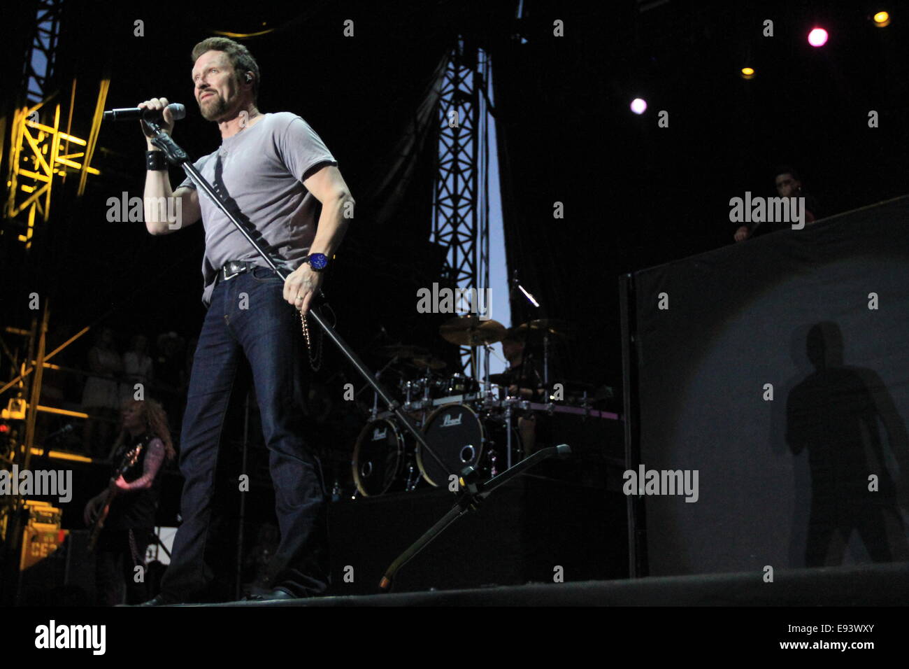 Craig Morgan performing live on stage at Country Thunder Featuring ...