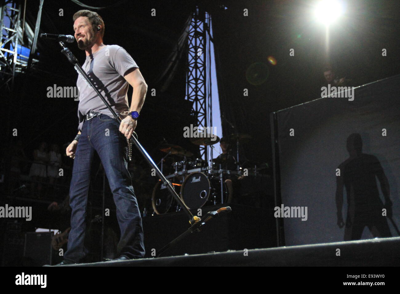 Craig Morgan performing live on stage at Country Thunder Featuring ...
