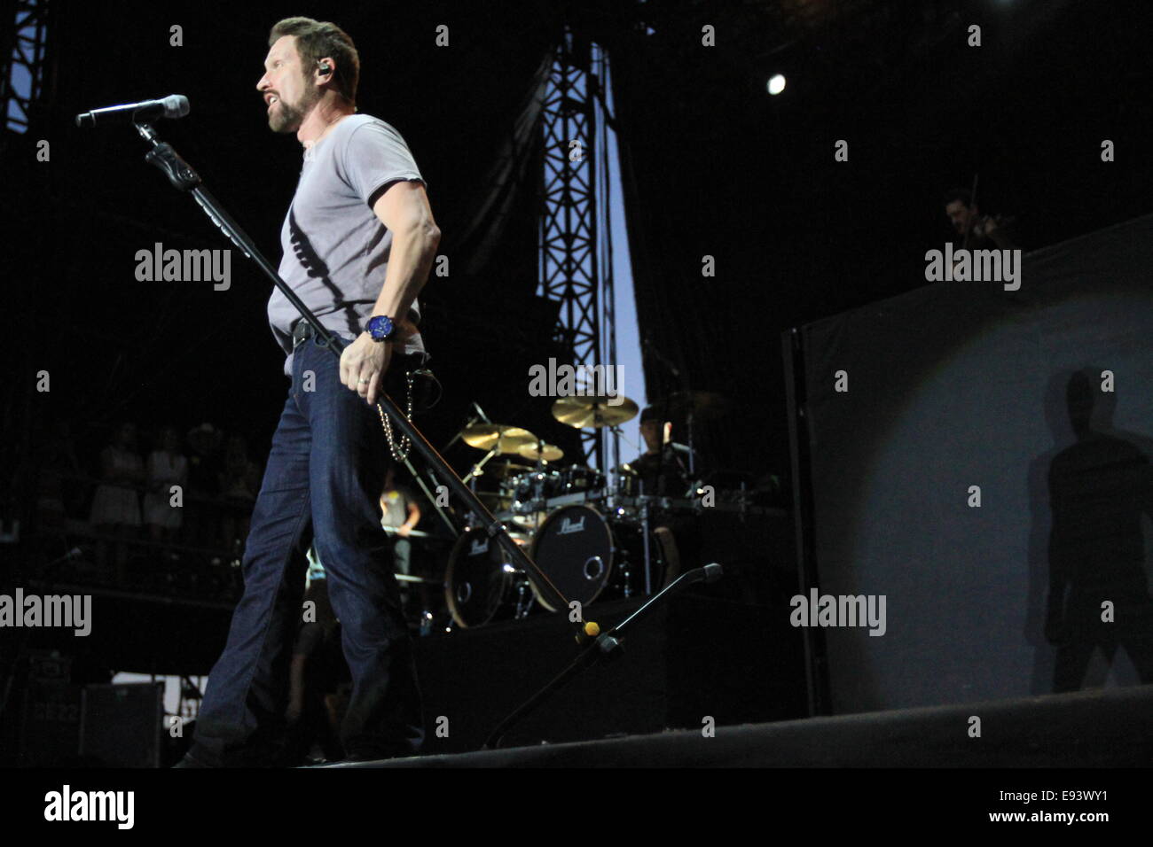 Craig Morgan performing live on stage at Country Thunder Featuring ...