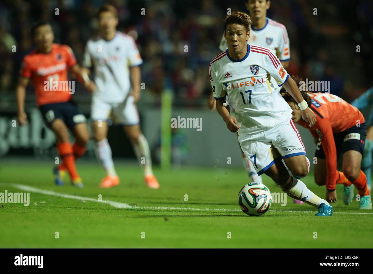 NACK5 Stadium Omiya, Saitama, Japan. 18th Oct, 2014. Hiroki Kawano (FC ...