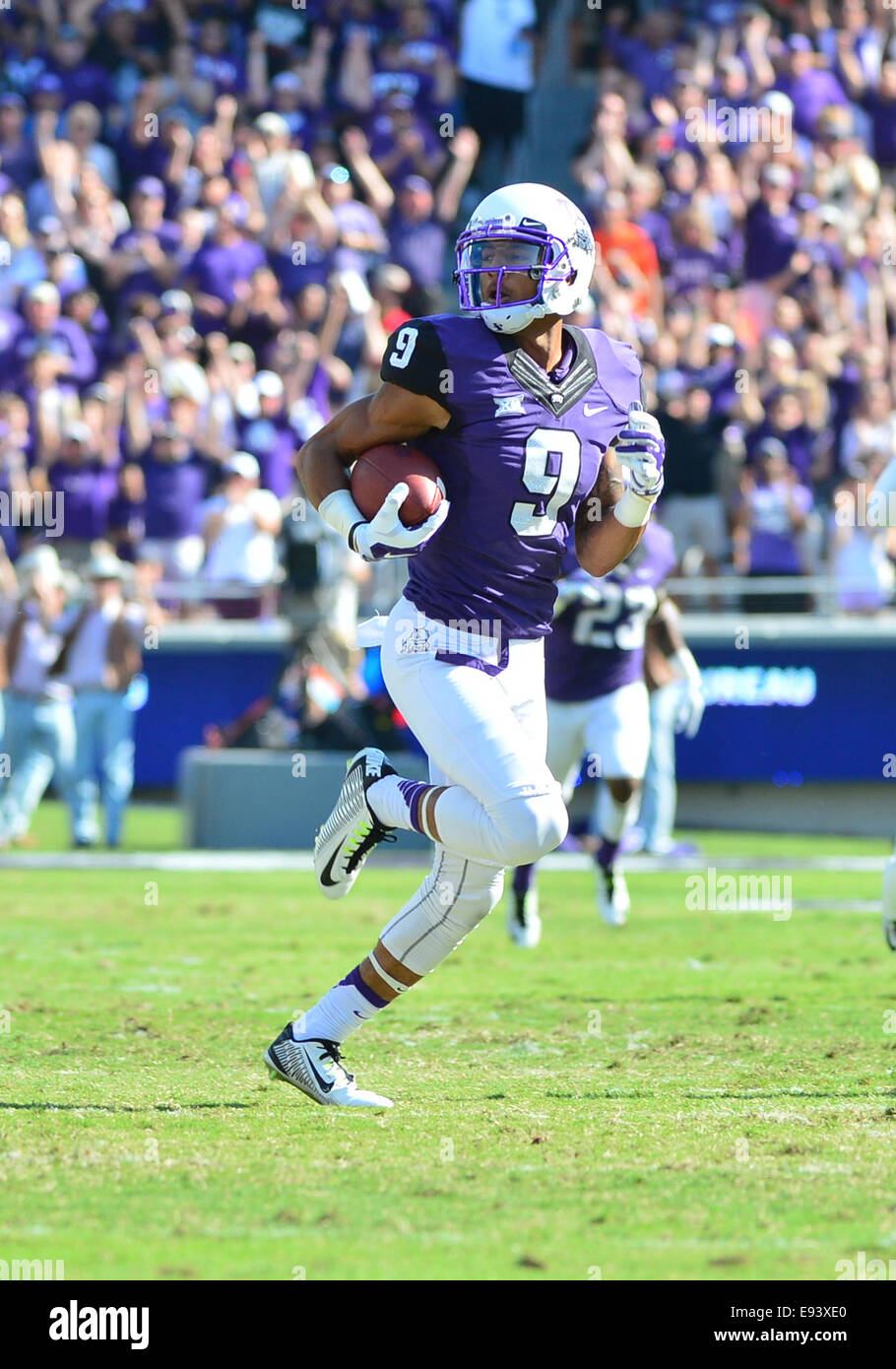 Texas, US. 18th Oct, 2014. TCU Horned Frogs wide receiver Josh Doctson ...