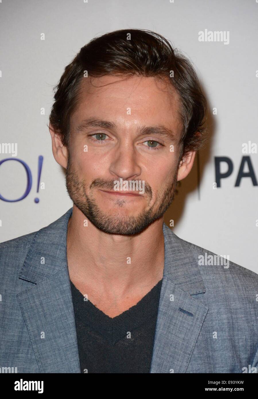 New York, NY, USA. 18th Oct, 2014. Hugh Dancy at arrivals for HANNIBAL at 2nd Annual PaleyFest ...