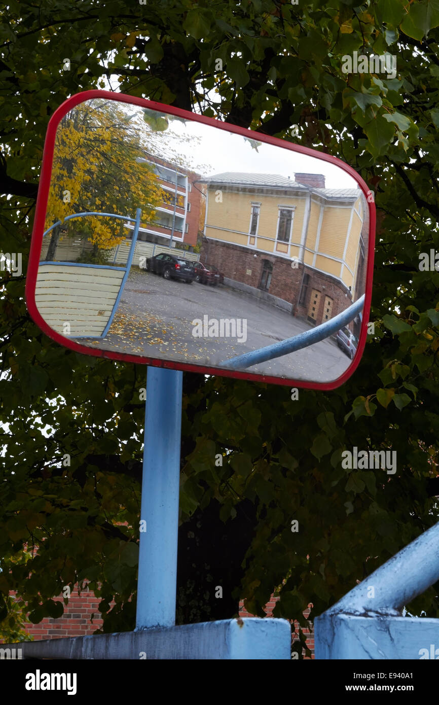 Traffic mirror hi-res stock photography and images - Alamy