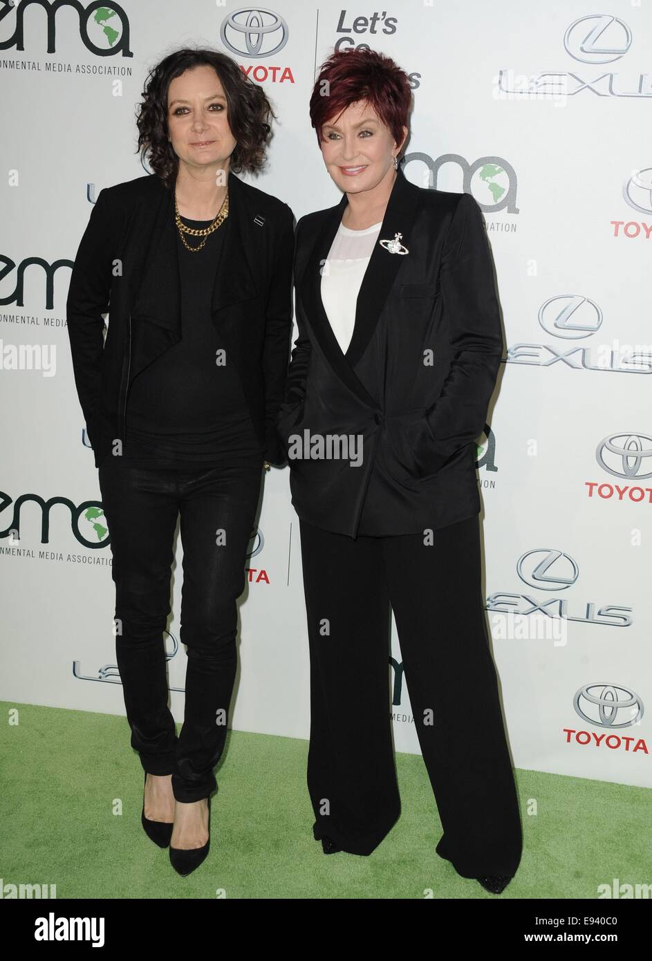 Burbank, CA. 18th Oct, 2014. Sharon Osbourne, Sara Gilbert at arrivals ...