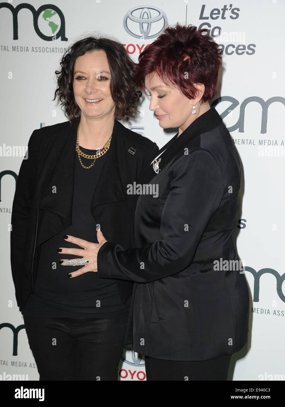 Burbank, CA. 18th Oct, 2014. Sharon Osbourne, Sara Gilbert at arrivals ...