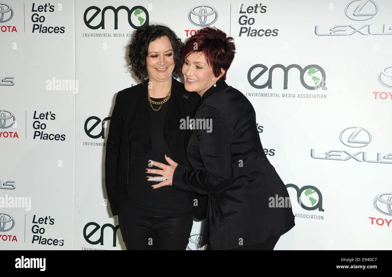 Burbank, CA. 18th Oct, 2014. Sharon Osbourne, Sara Gilbert at arrivals ...