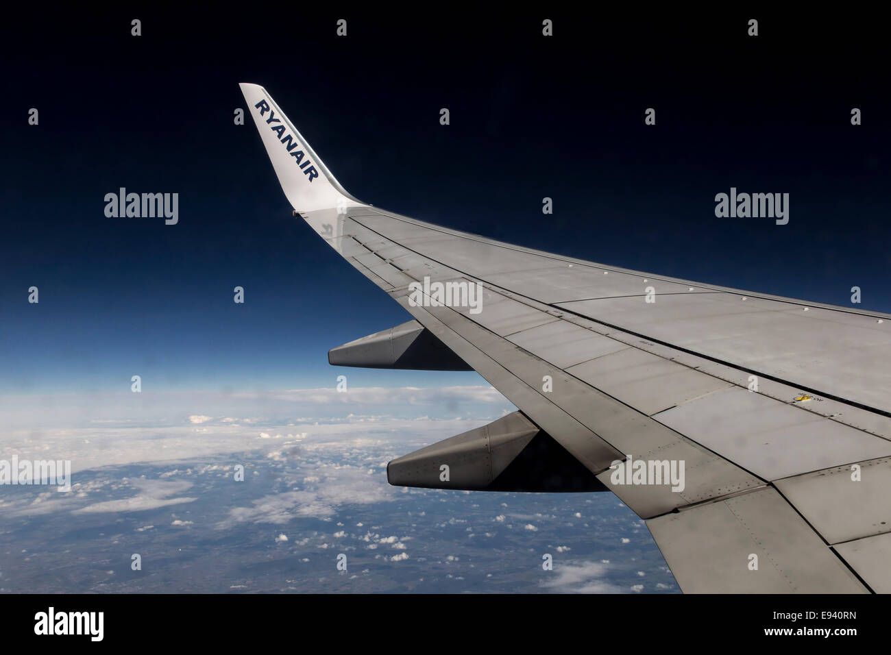 Ryanair Boeing 737-800 in Flight to Paphos Cyprus Stock Photo - Alamy