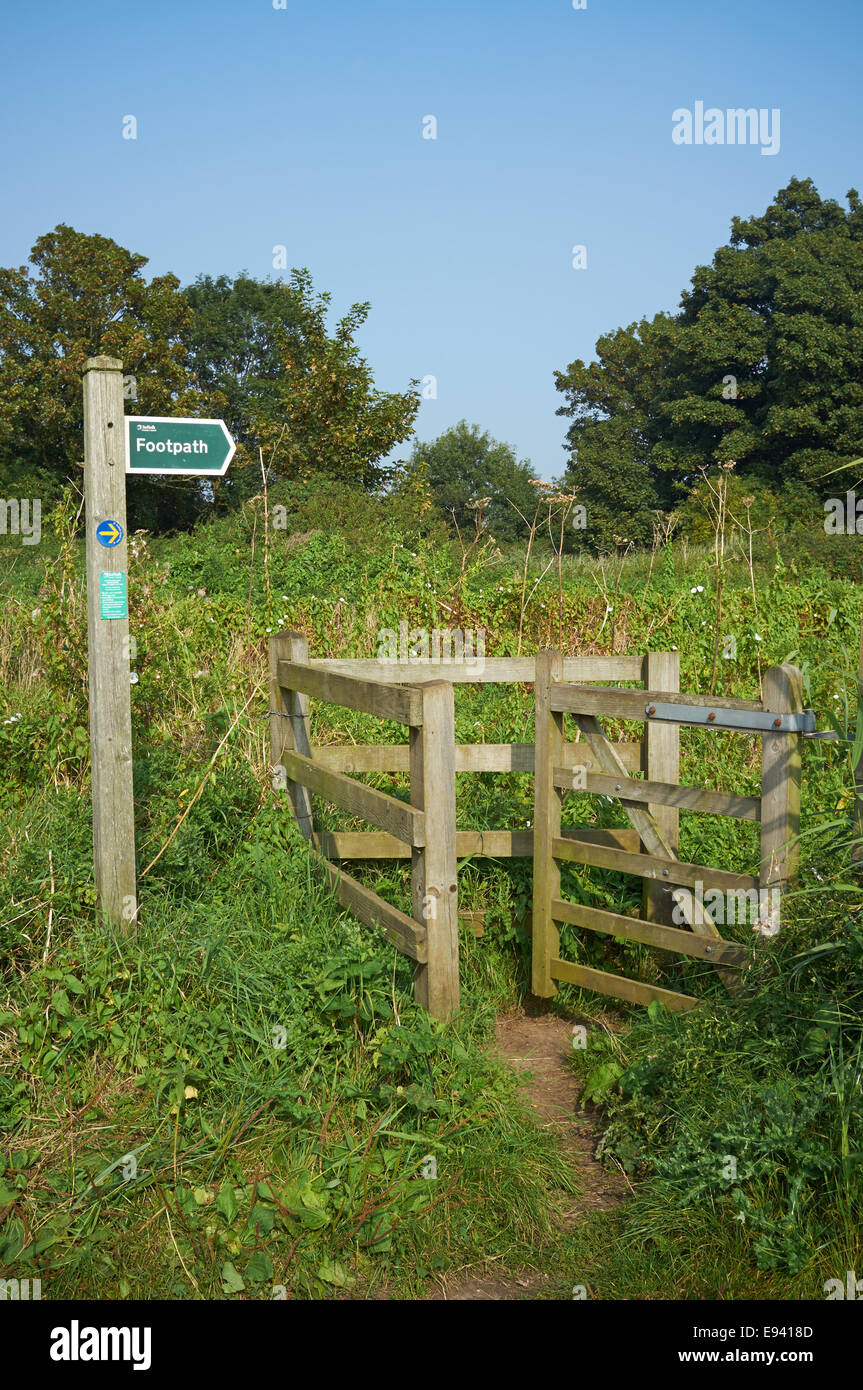 Public footpath Shingle Street Stock Photo - Alamy