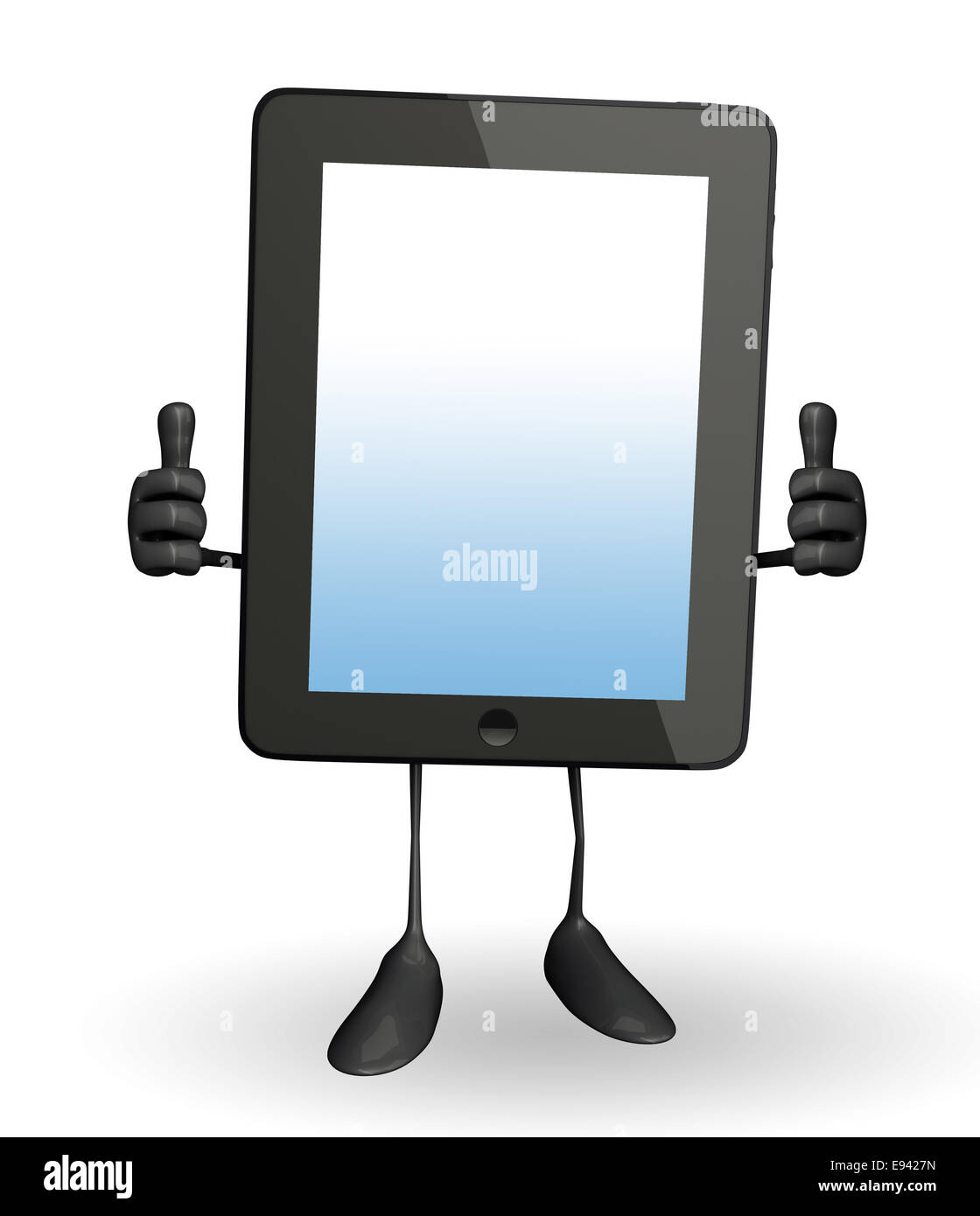 Cartoon character of tab with best sign Stock Photo - Alamy