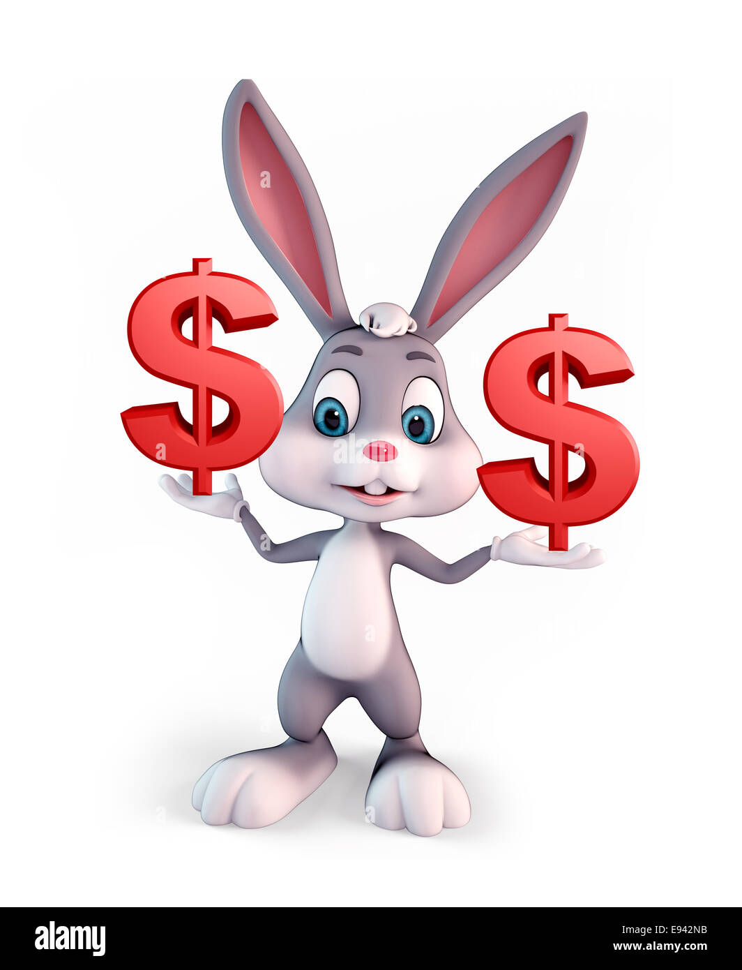 Easter bunny big white sign hi-res stock photography and images - Alamy