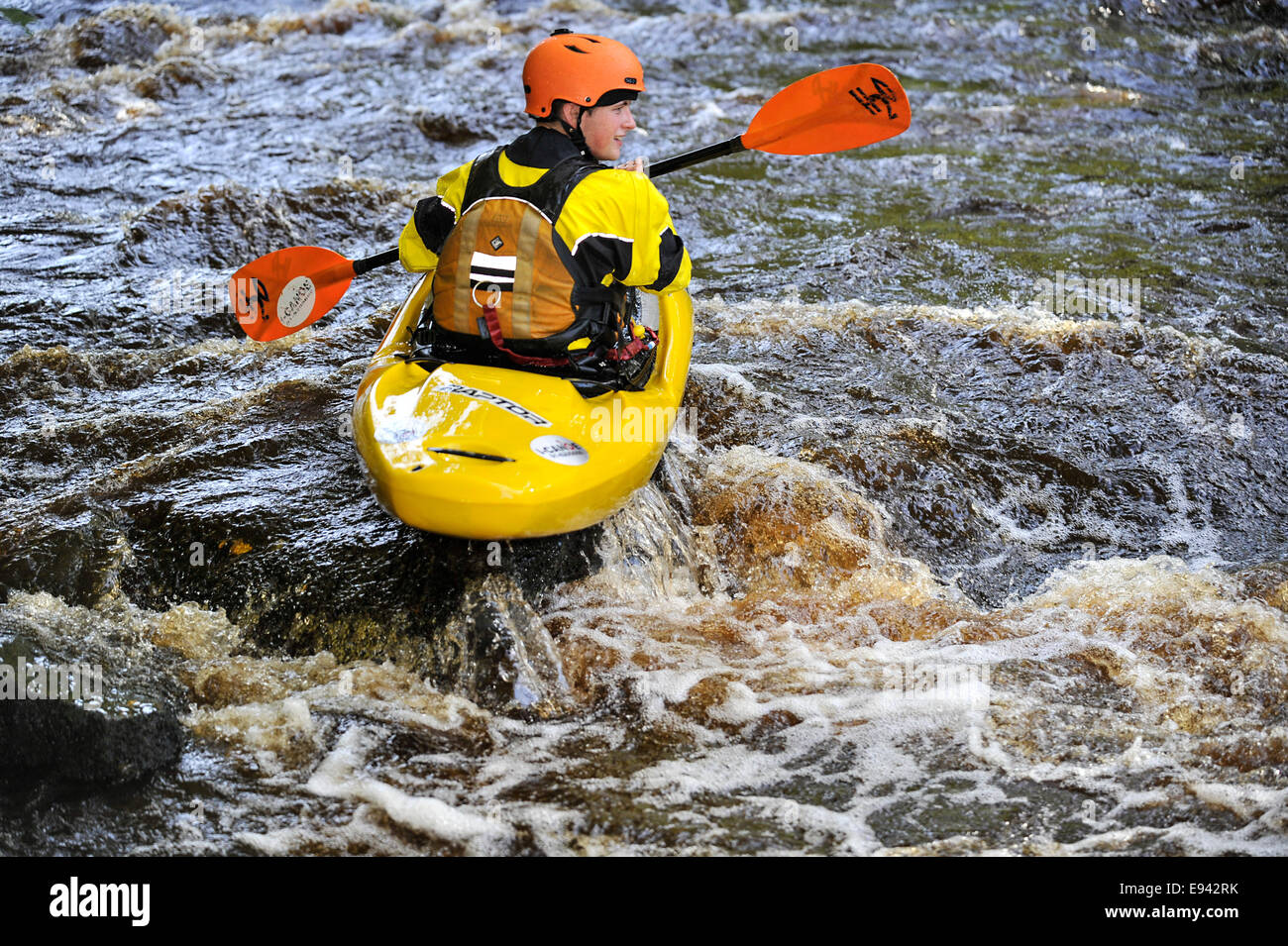 Stock Photo - Kayaking competition, Buncrana, County Donegal, Ireland ...