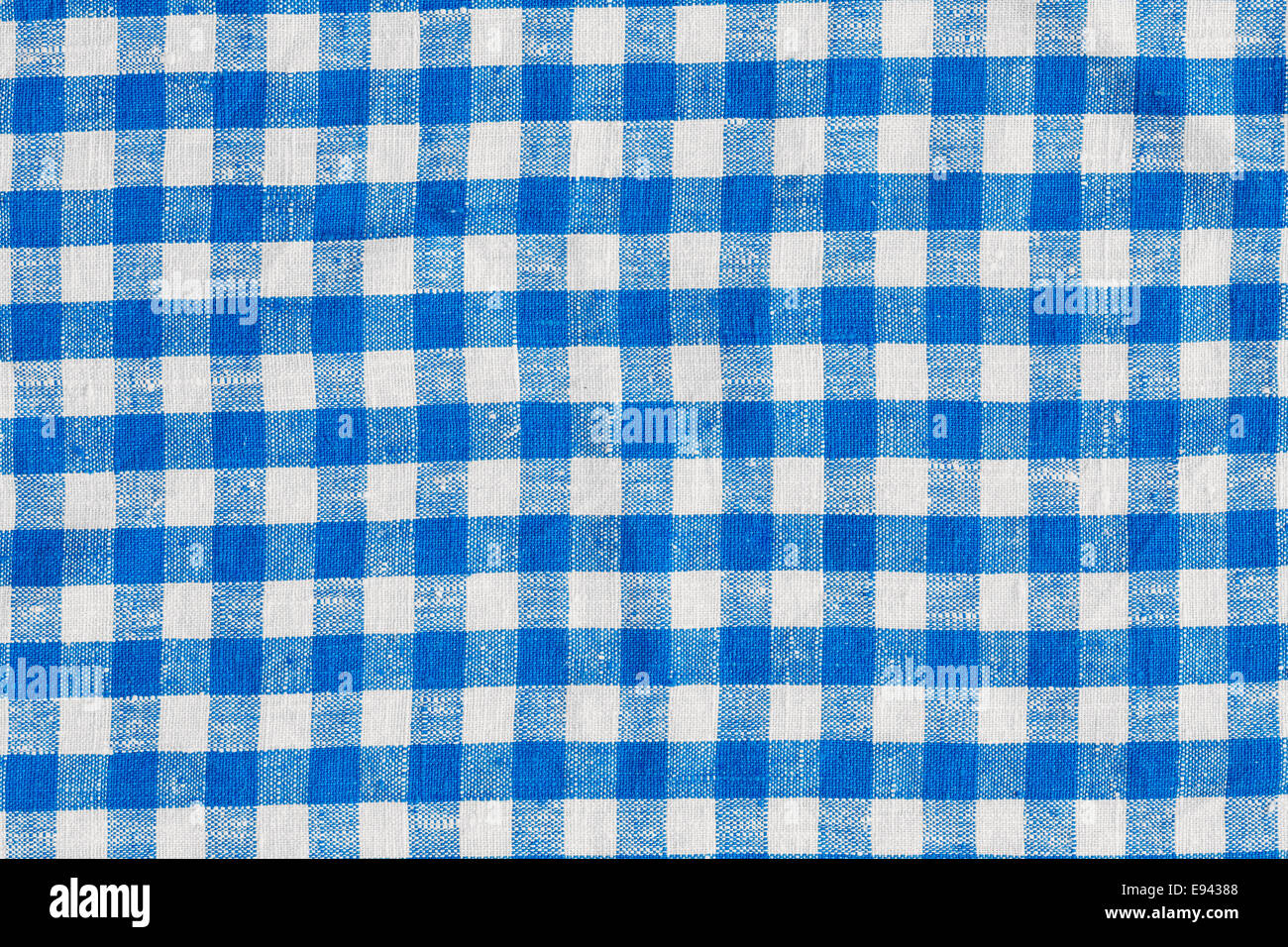 Natural Linen Plaid Fabric Abstract Background Texture, Blue And White ...
