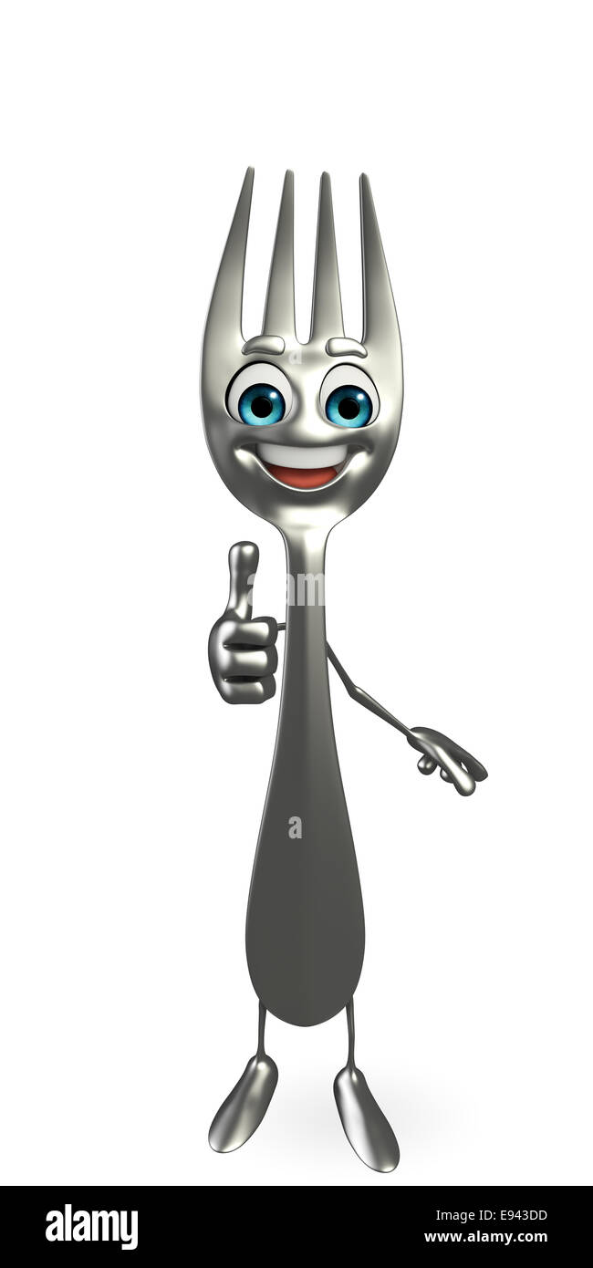 Cartoon fork Cut Out Stock Images & Pictures - Alamy