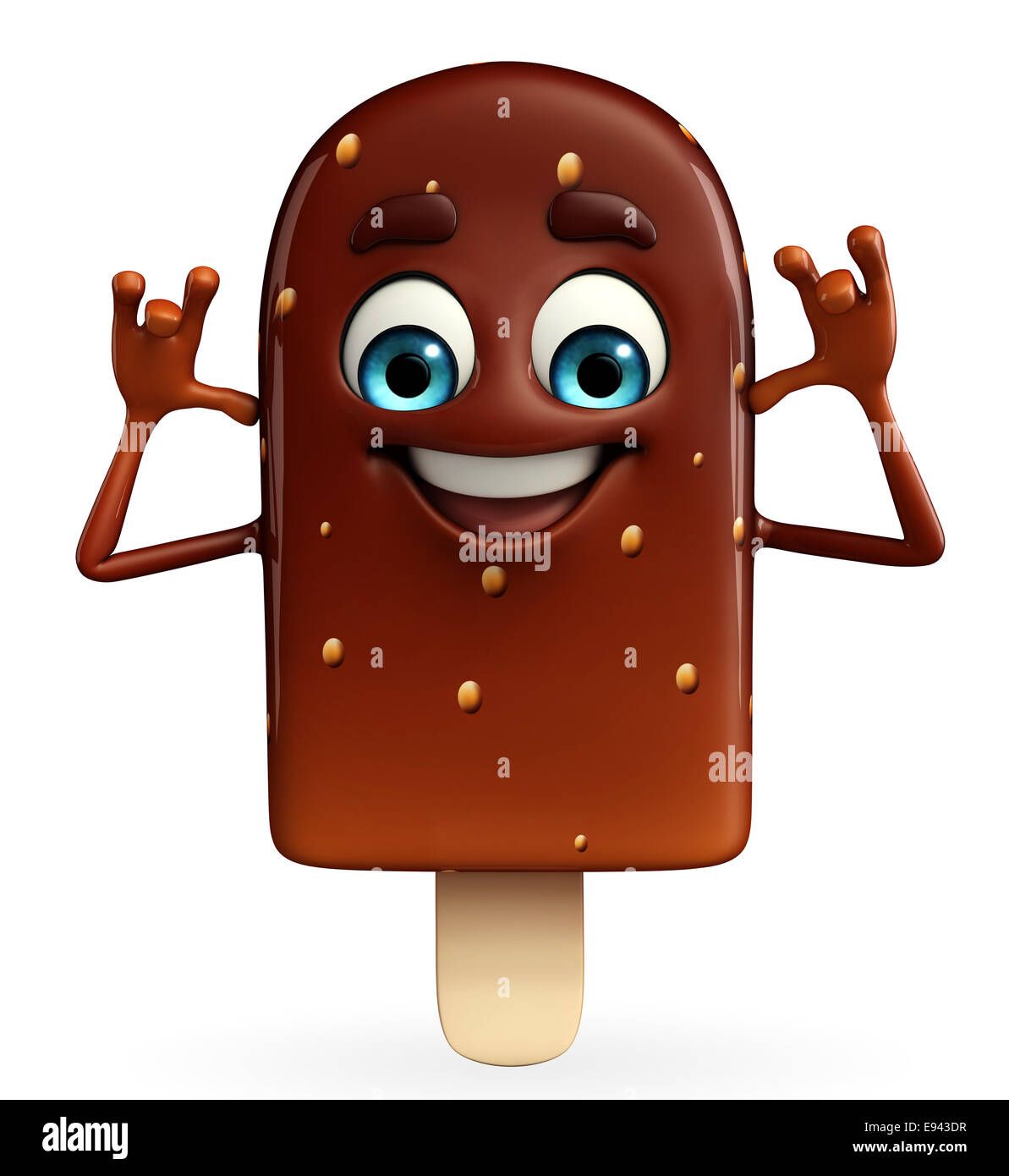 Cartoon Character of Candy with teasing pose Stock Photo - Alamy