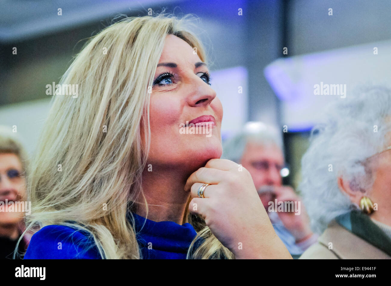 Belfast, Northern Ireland. 18th Oct, 2014. Television presenter Lynda ...