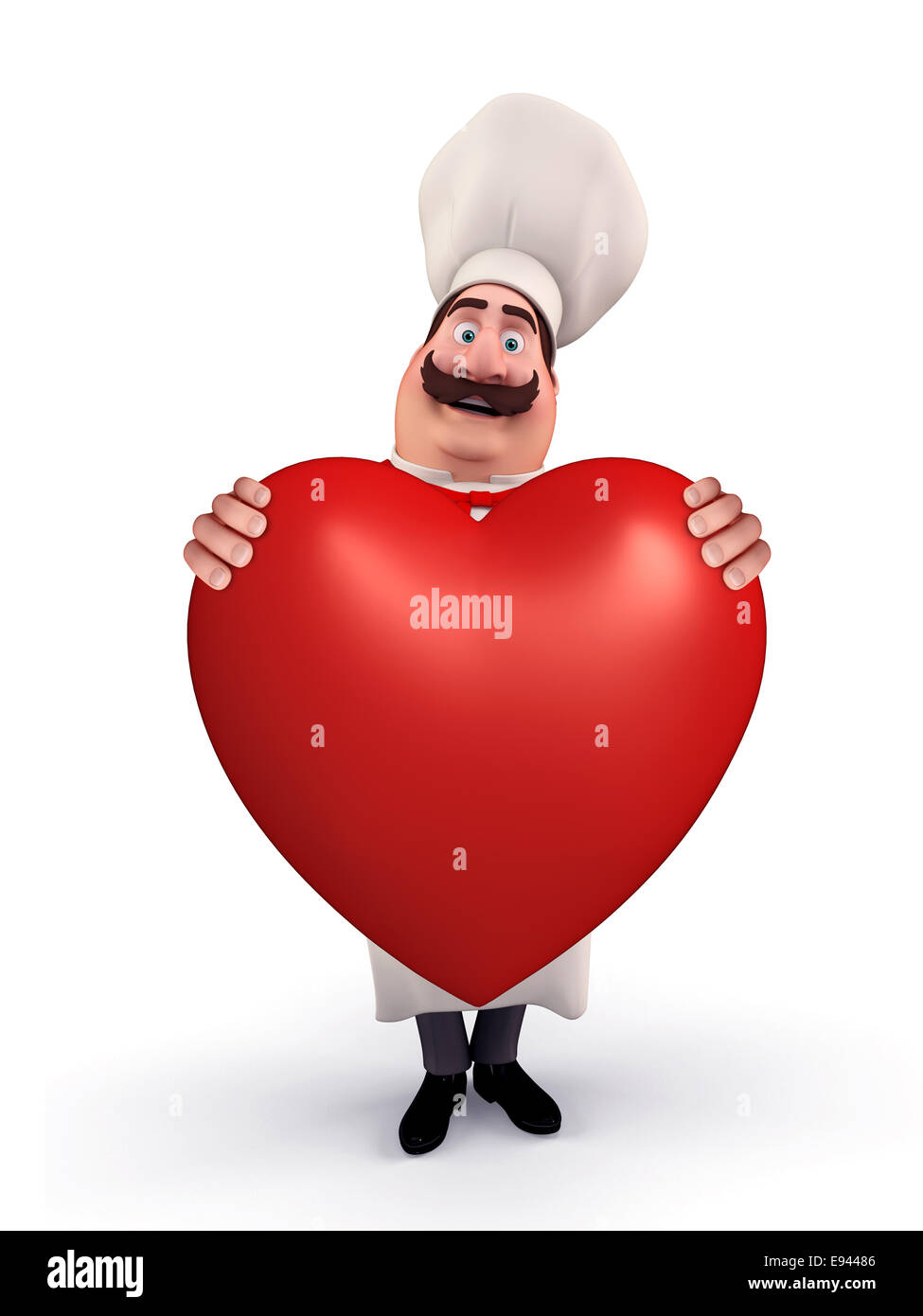 Chef hat heart hi-res stock photography and images - Alamy