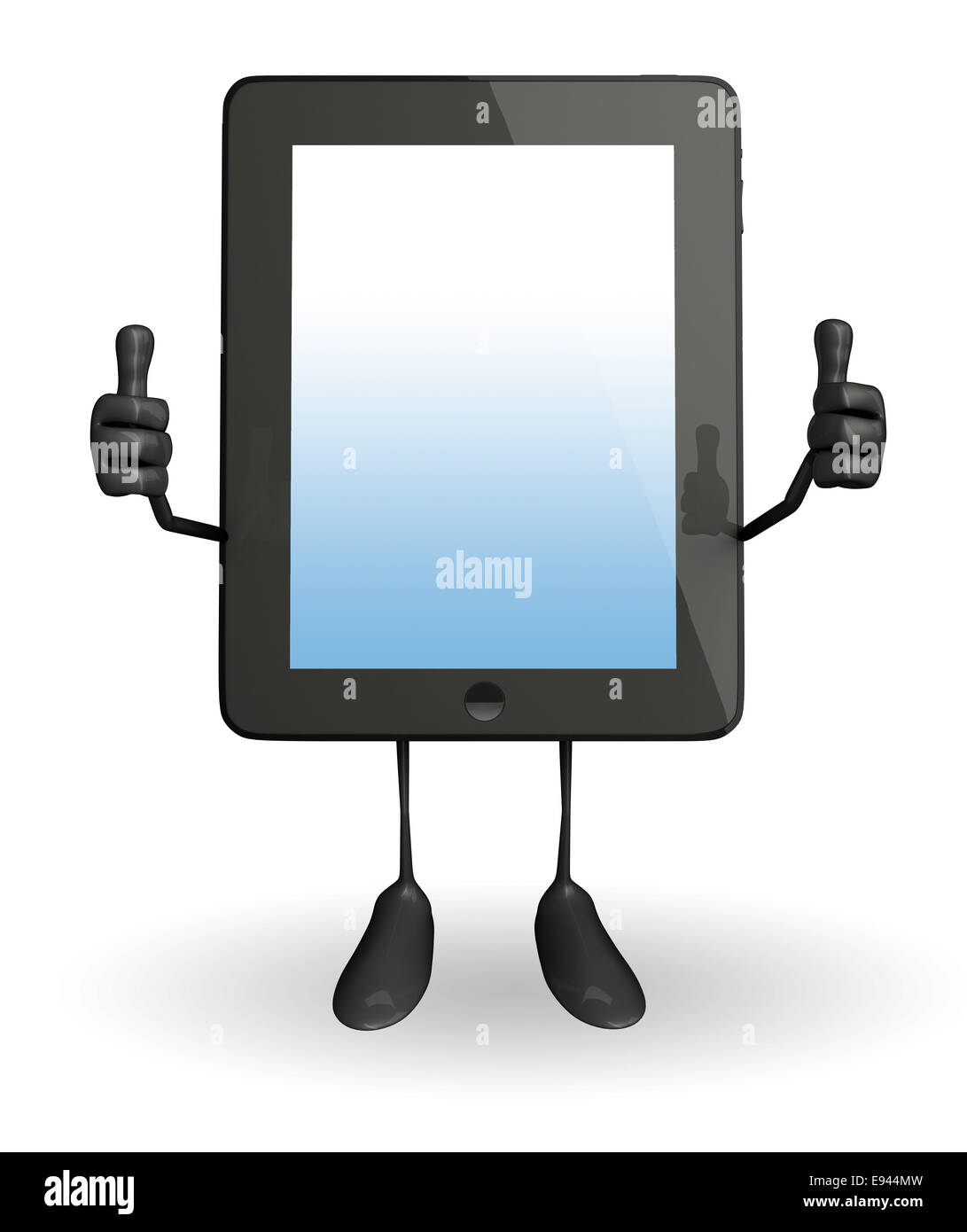 Cartoon character of tab with best sign Stock Photo - Alamy