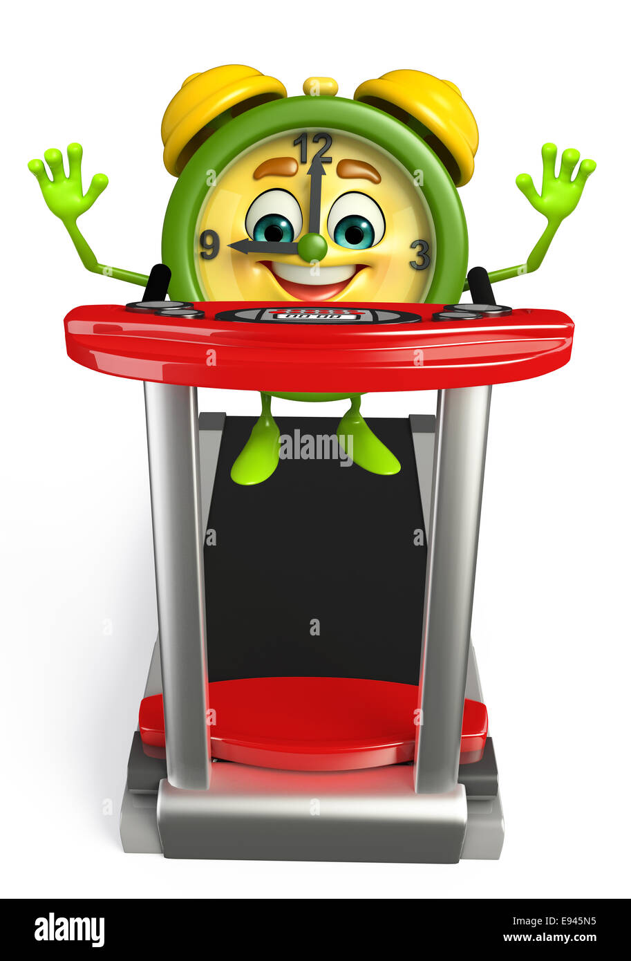 Fitness calendar character cartoon hi-res stock photography and images ...