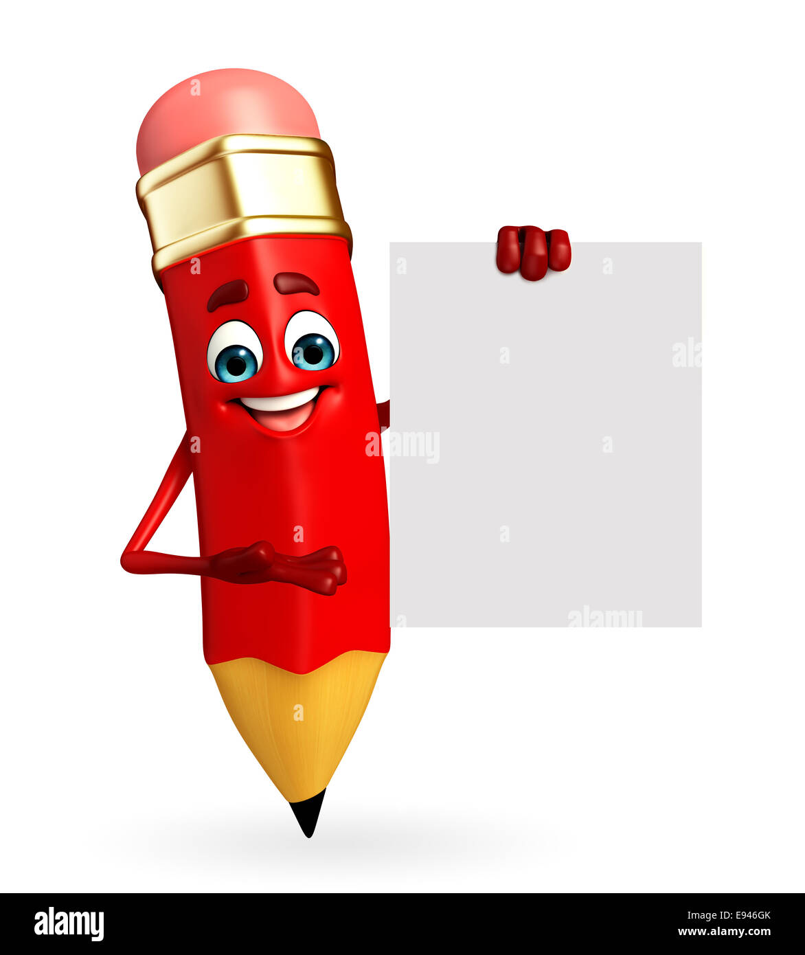 Cartoon character pencil display board hi-res stock photography and ...