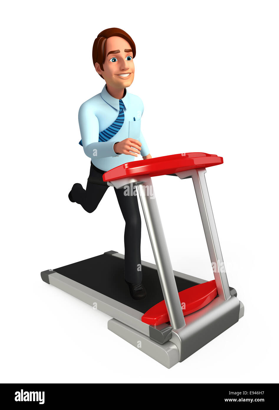 Man walking fitness not woman Cut Out Stock Images & Pictures - Alamy