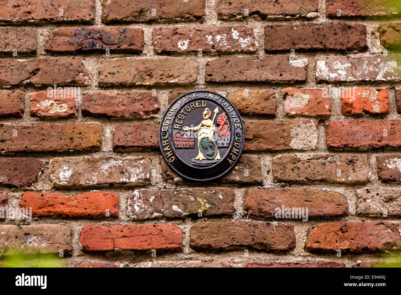 Plaque fire insurance mark hi-res stock photography and images - Alamy