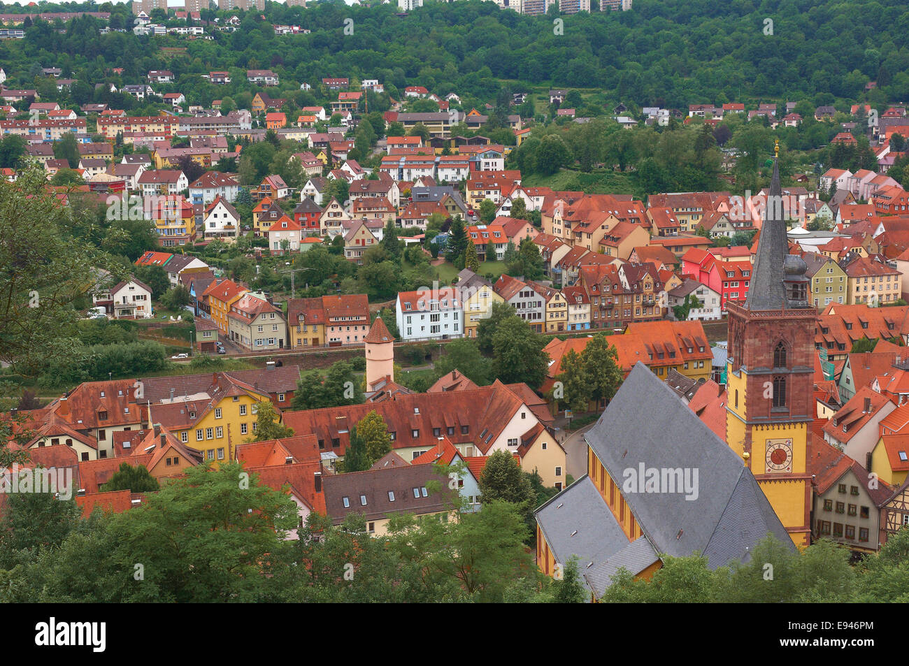Wertheim, Main River, Main-Tauber, Romantische Strasse, Romantic Road ...