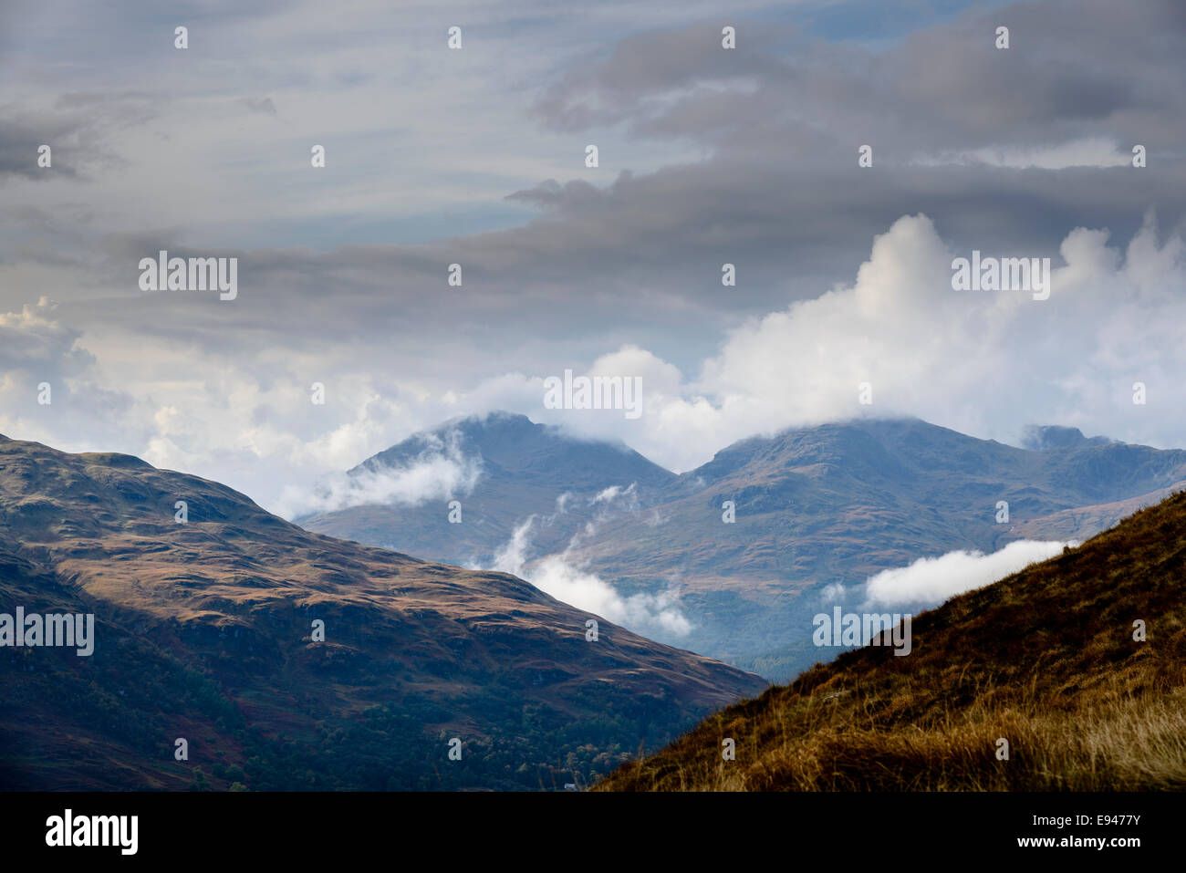 The Arrochar Alps, viewed from Ben Lomond Stock Photo - Alamy