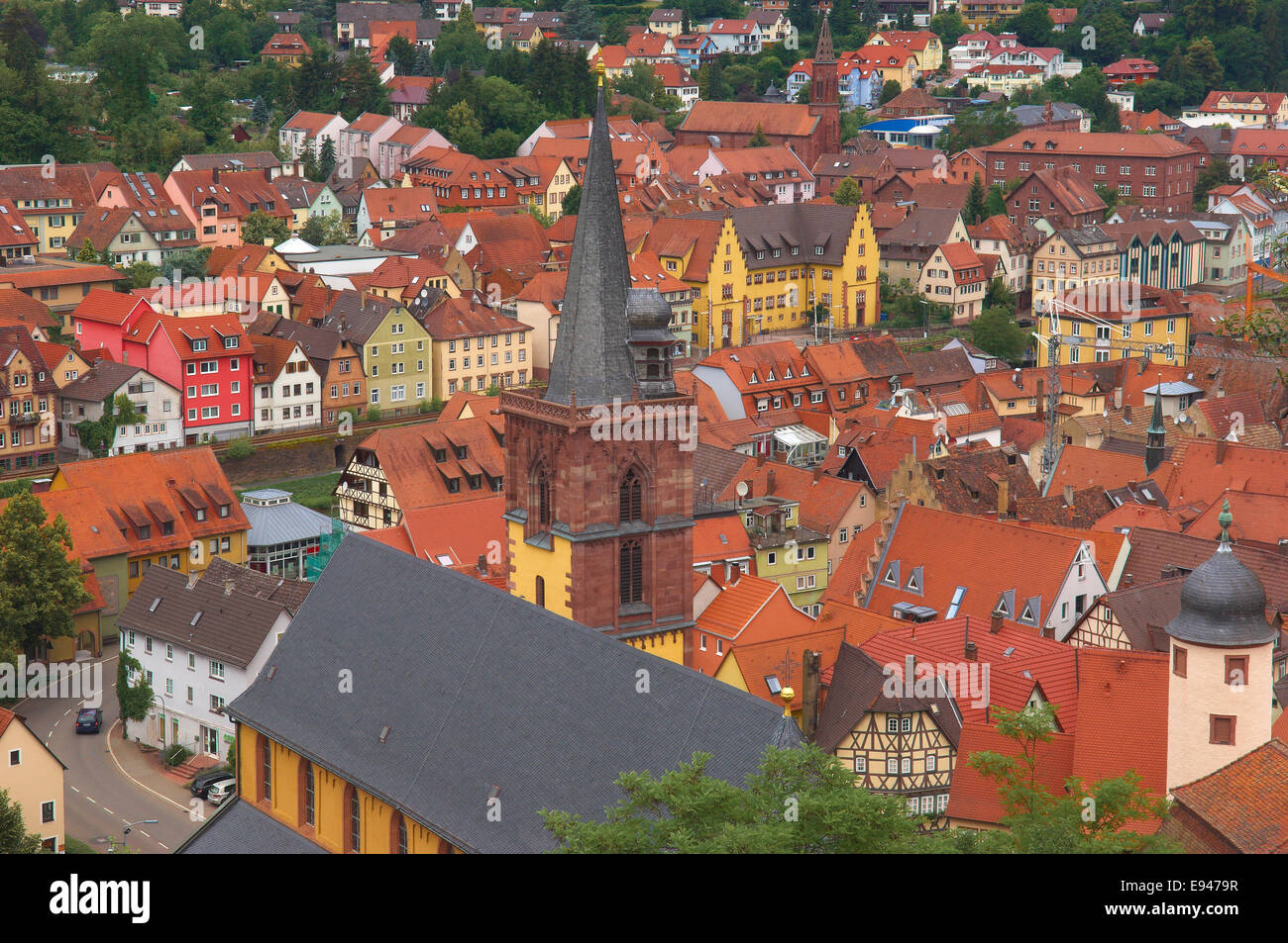 Wertheim, Main River, Main-Tauber, Romantische Strasse, Romantic Road ...
