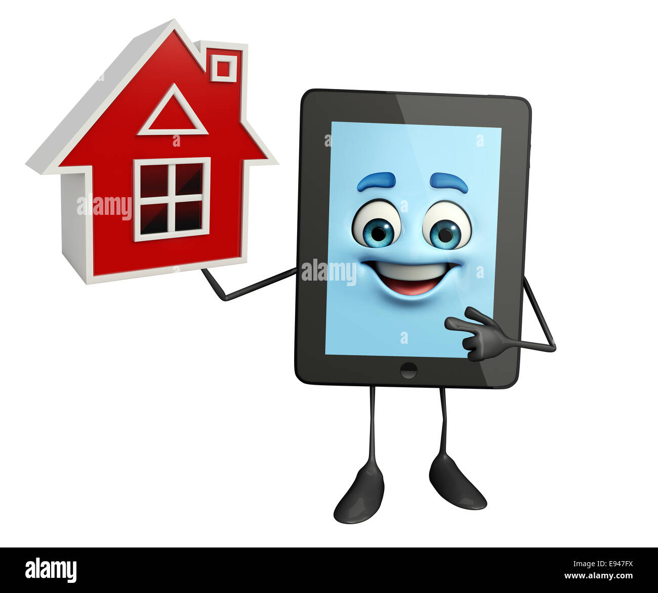 Smart home icon cartoon Cut Out Stock Images & Pictures - Alamy