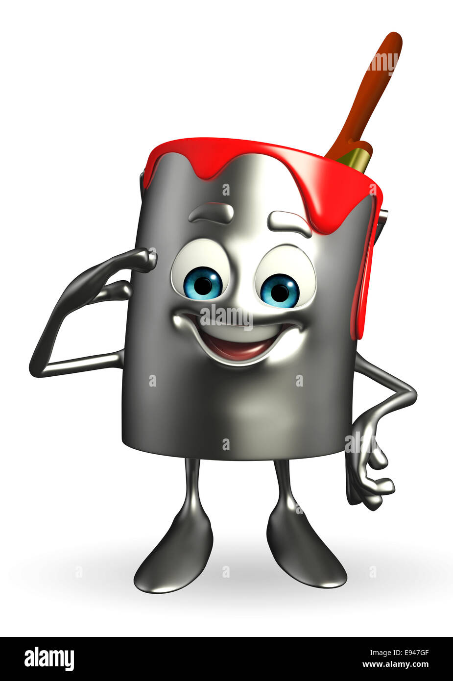 Salute pose Cut Out Stock Images & Pictures - Alamy