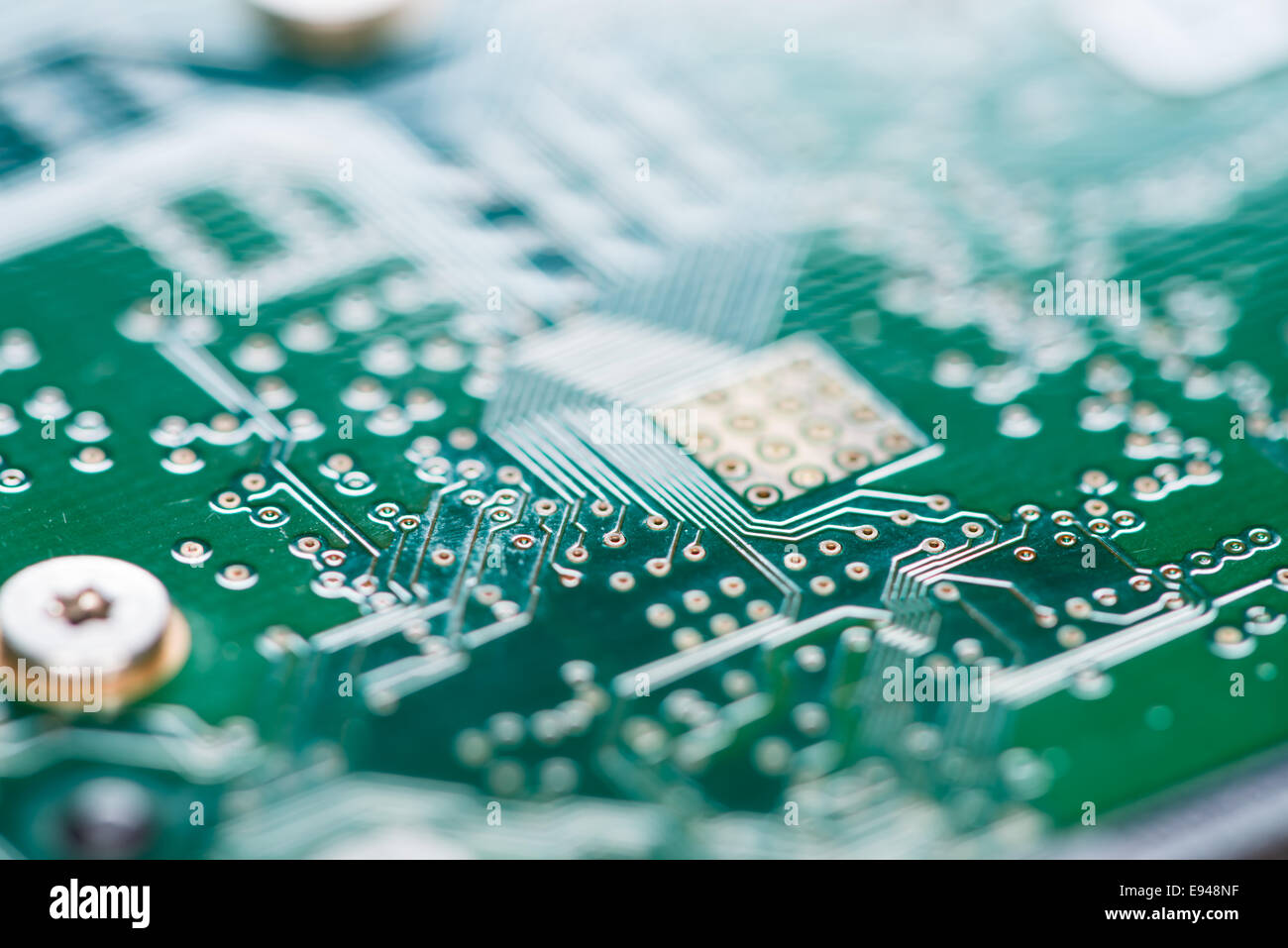Circuit board without chip hi-res stock photography and images - Alamy