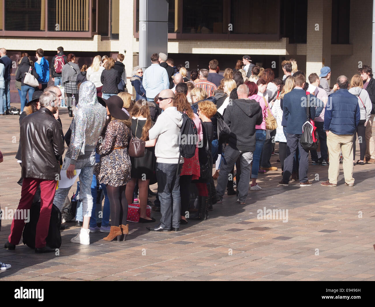 Audition queue hi-res stock photography and images - Alamy