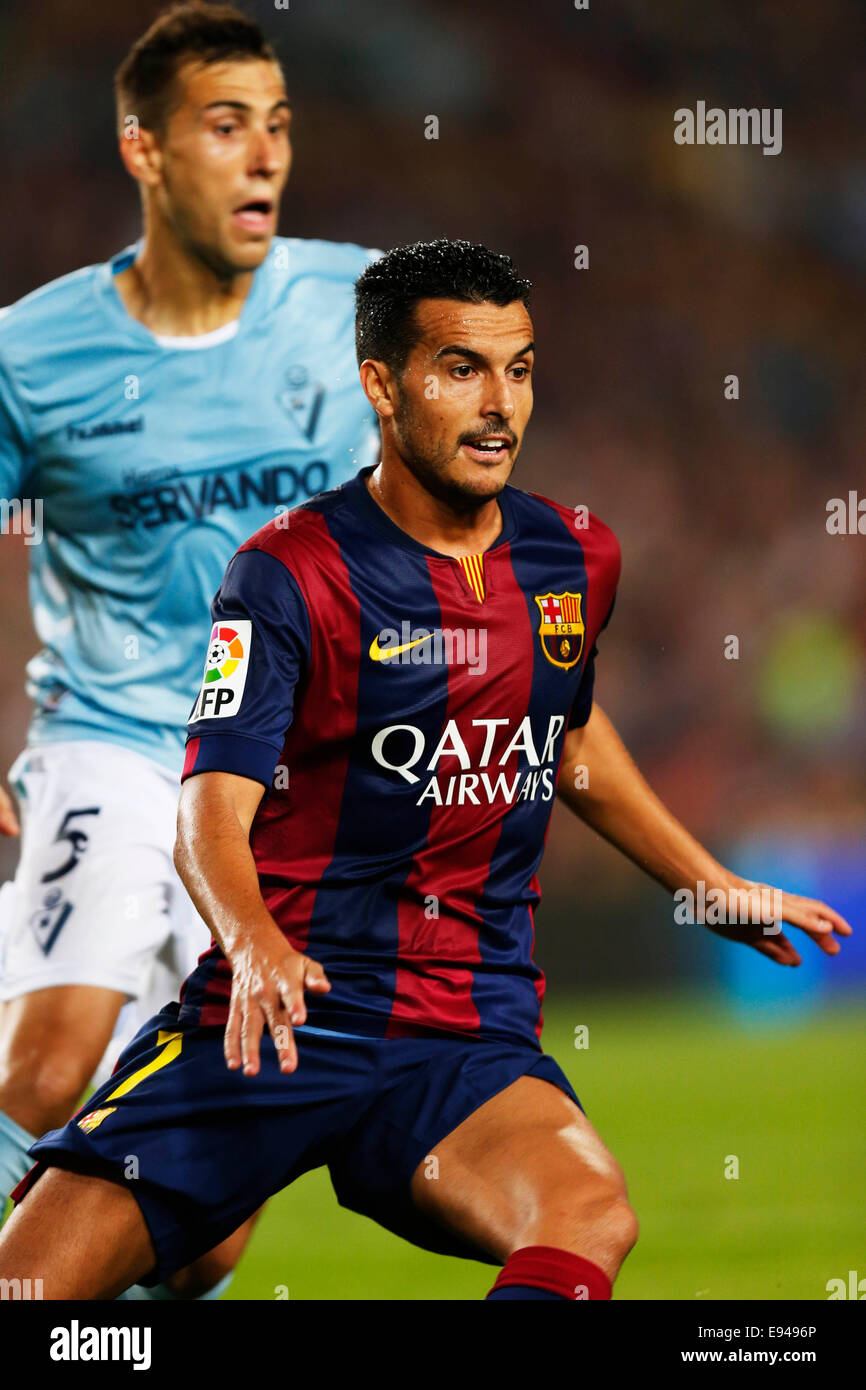 Barcelona, Spain. 18th Oct, 2014. Pedro Rodriguez (Barcelona) Football ...