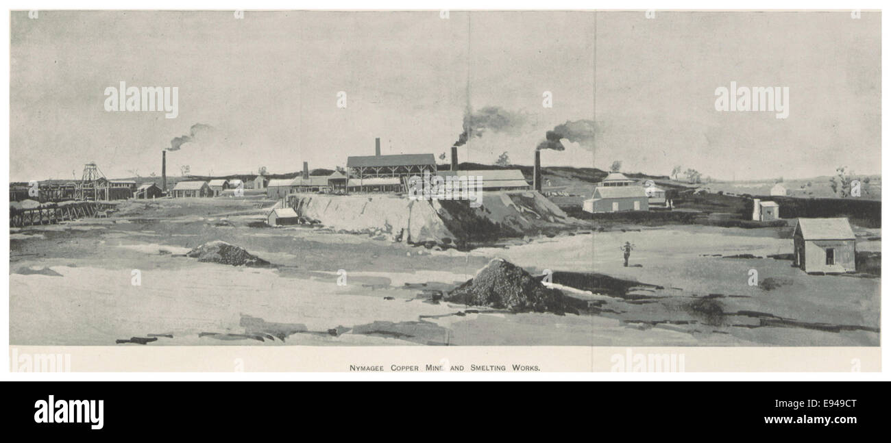 This illustration from CARNE(1899) depicts the Nymagee Copper Mine and ...