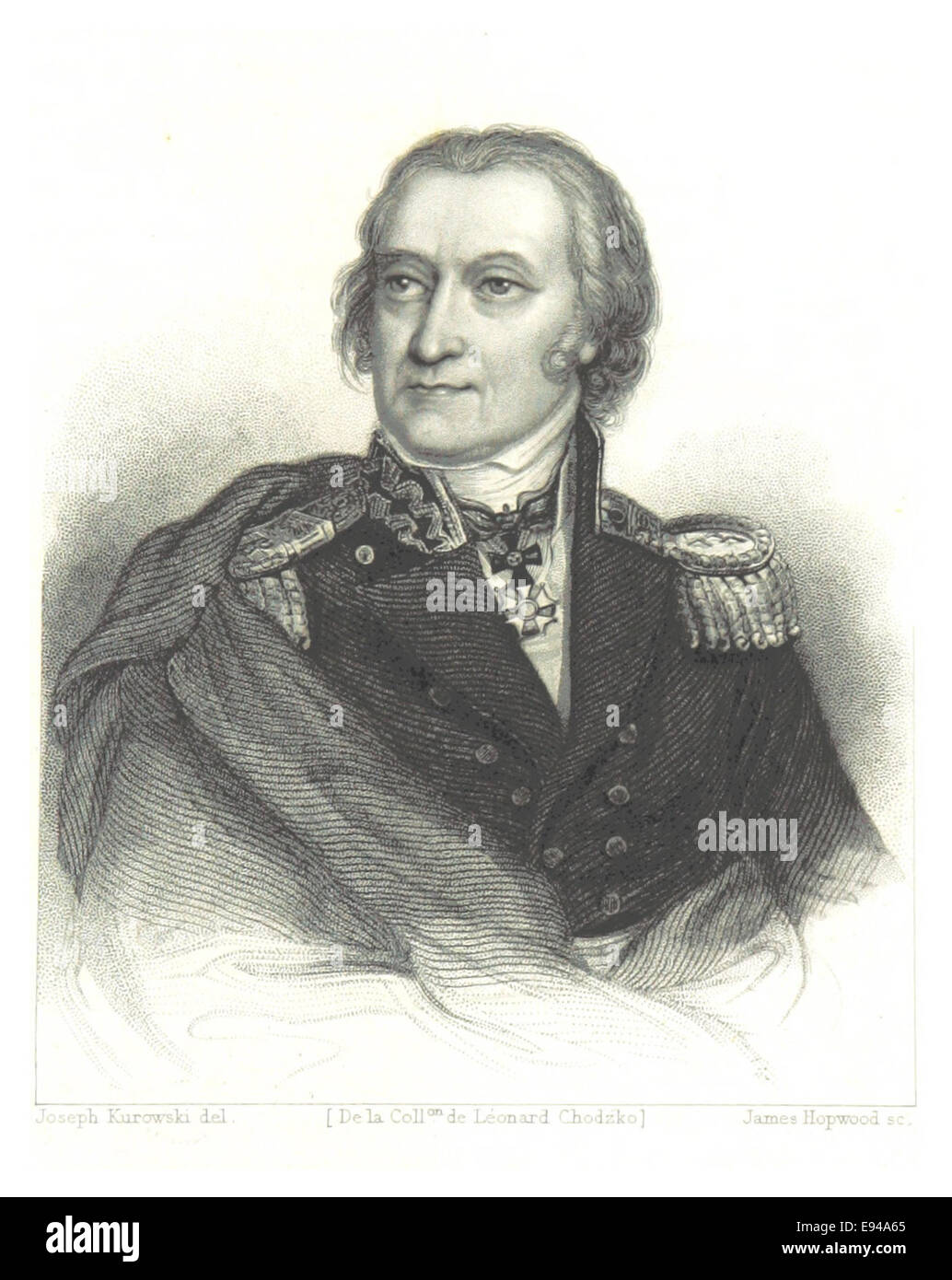 CHODZKO(1839) p261 CHARLES KNIAZIEWICZ, CHEF DE LA LEGION POLONAISE DU ...