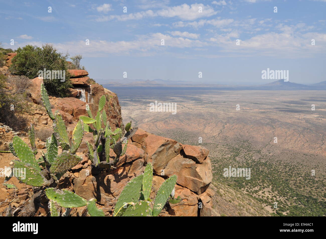 Panoramic landscape view of Camdeboo dolerite columns near Valley of ...