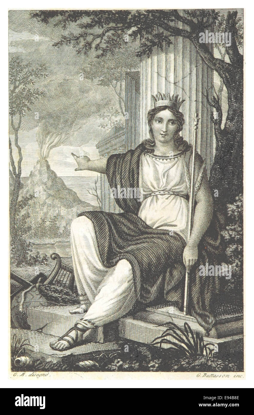 D.G.U. (1831) Vol. IV.2 Sirena Partenope di Napoli Stock Photo - Alamy