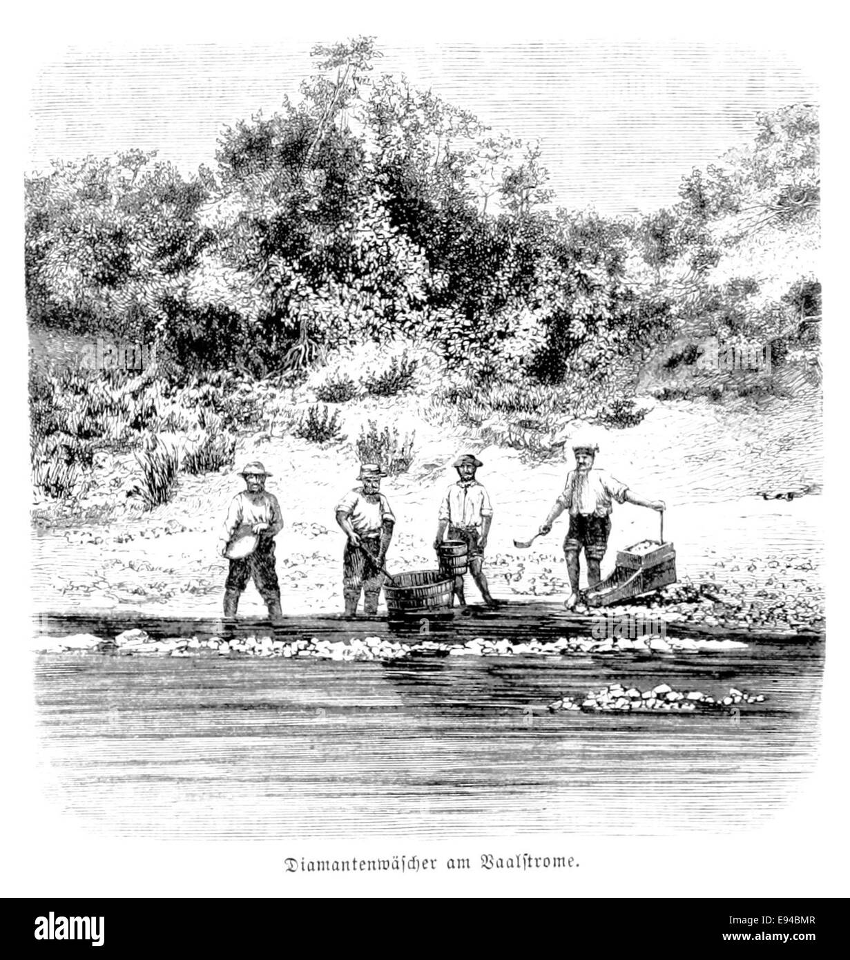 The title 'Diamantenwäscher am Baalstrome' translates to 'Diamond ...