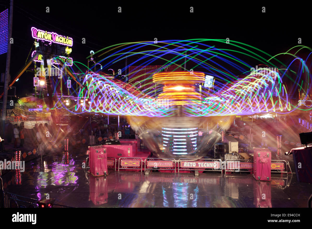 Funfair Ride Rotating High Resolution Stock Photography and Images - Alamy