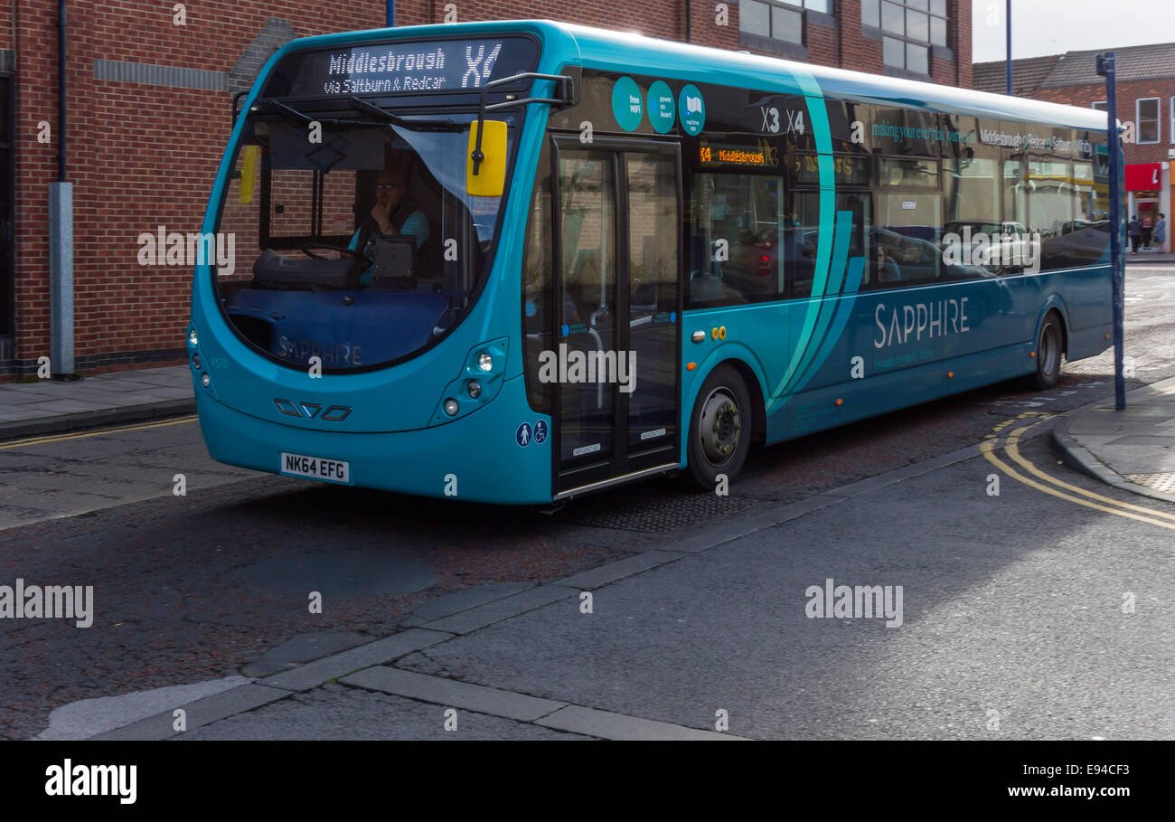 A new Arriva Sapphire bus providing an enhanced 15 minute interval ...