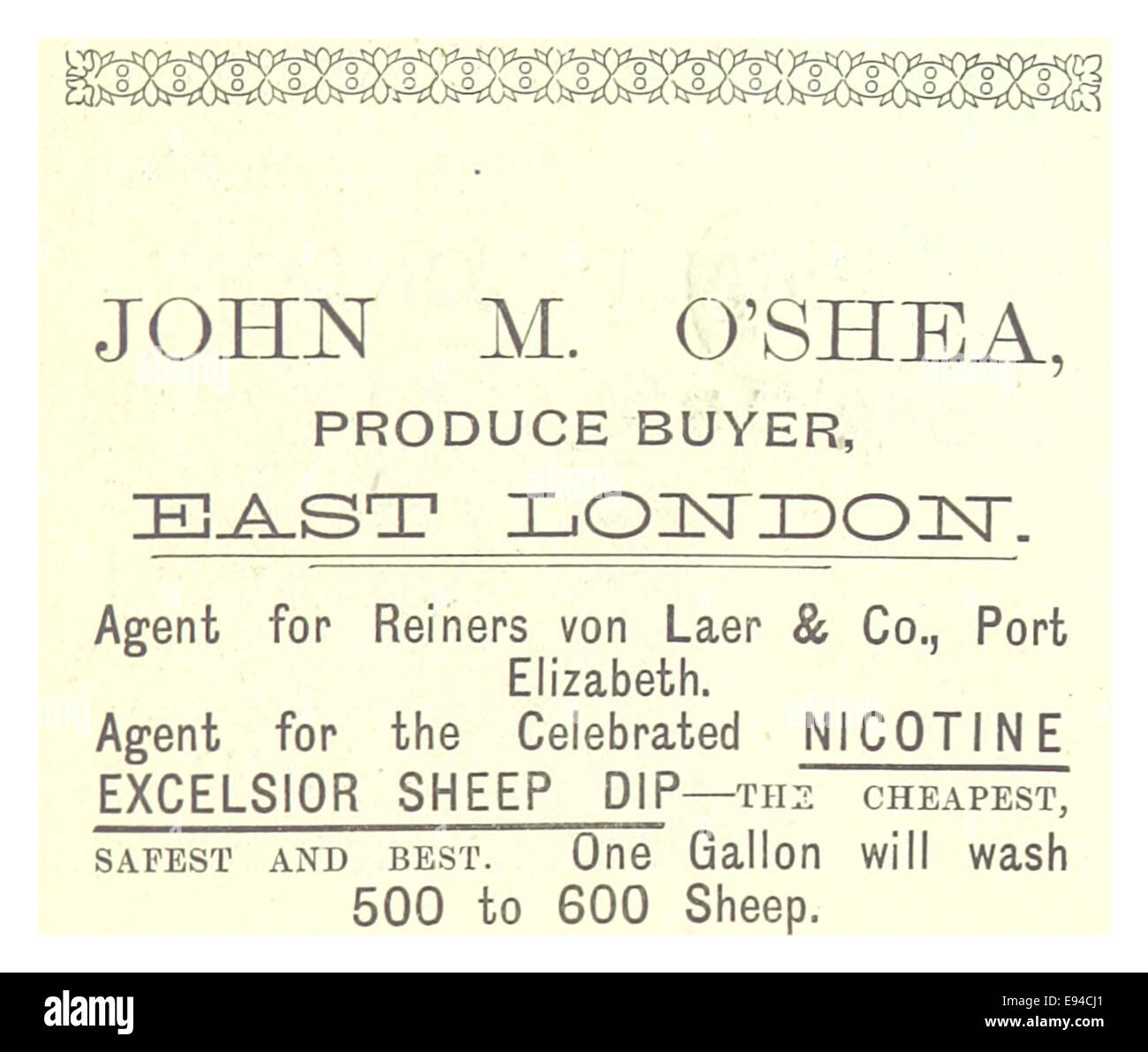 Old fashioned advertising Cut Out Stock Images & Pictures - Alamy