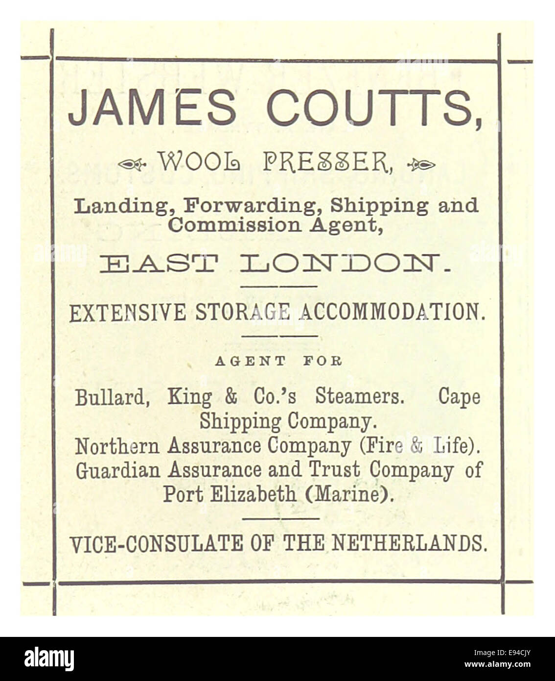 This 1893 image from *EL* depicts an advertisement, offering a glimpse ...