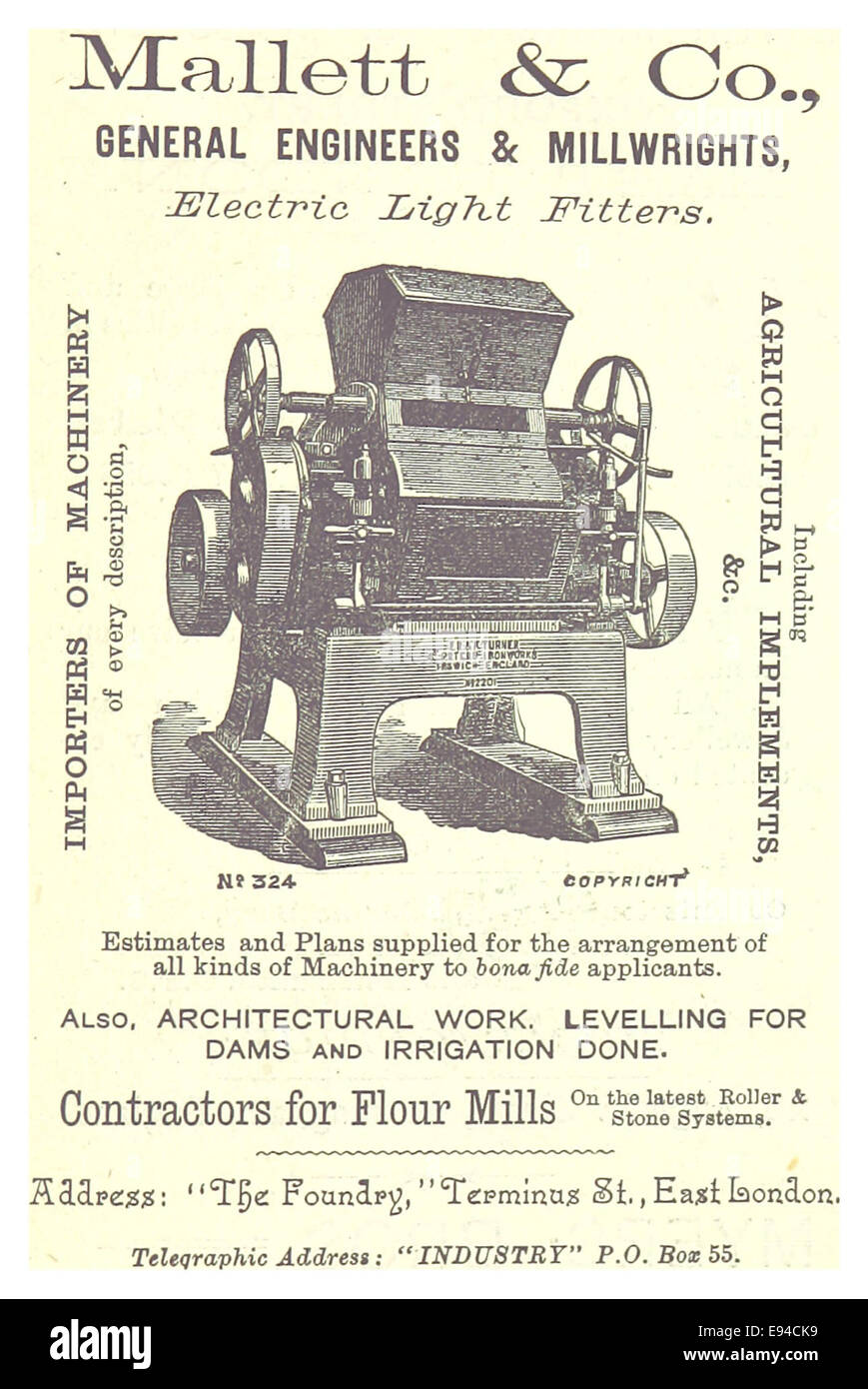 This vintage illustration from EL1893 depicts an advertisement or ...